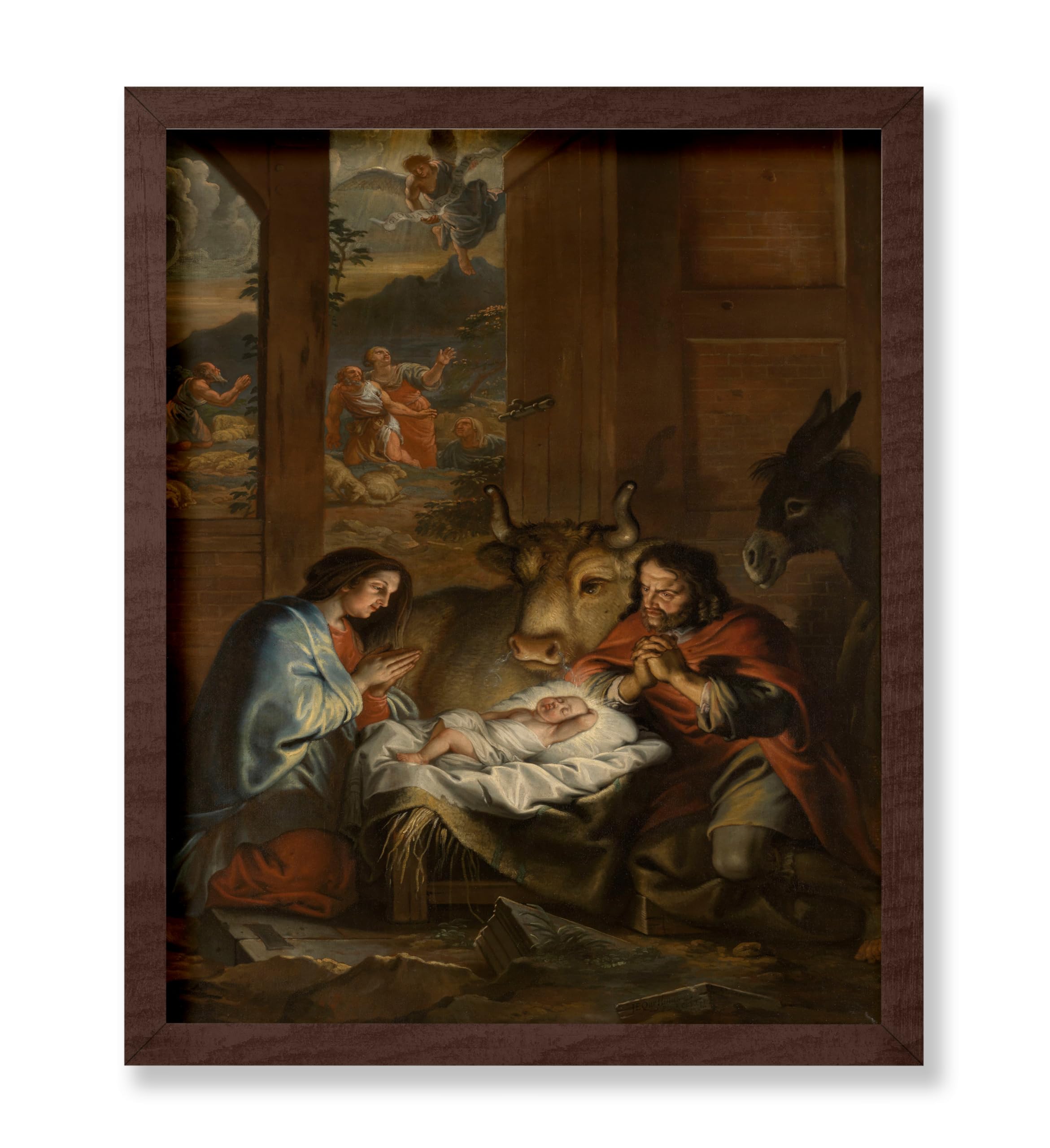 Poster Master Vintage The Birth of Christ Poster - Retro Jesus Christ ...