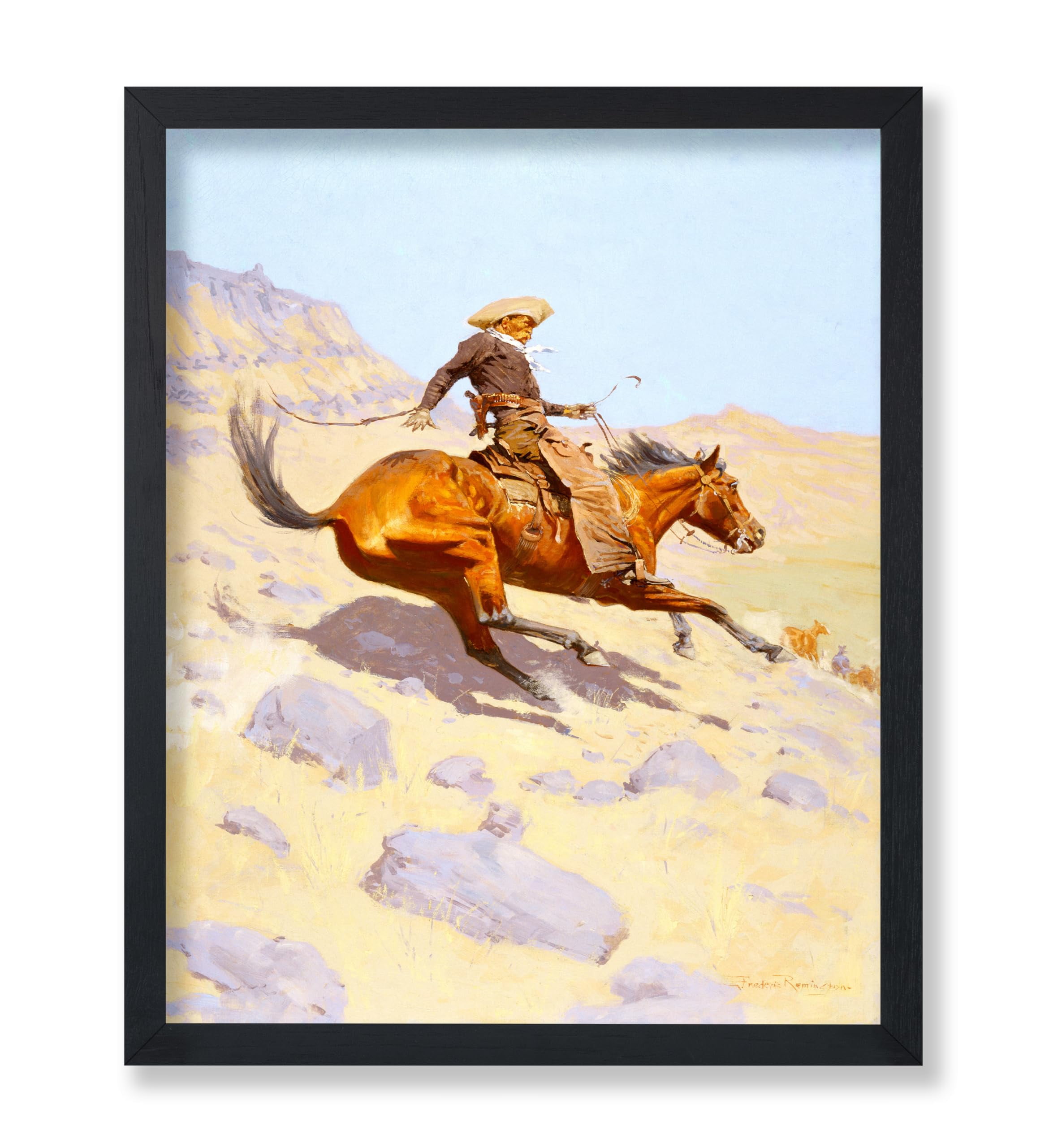 Poster Master Vintage The Cowboy Poster - Retro Western Print - Wild ...