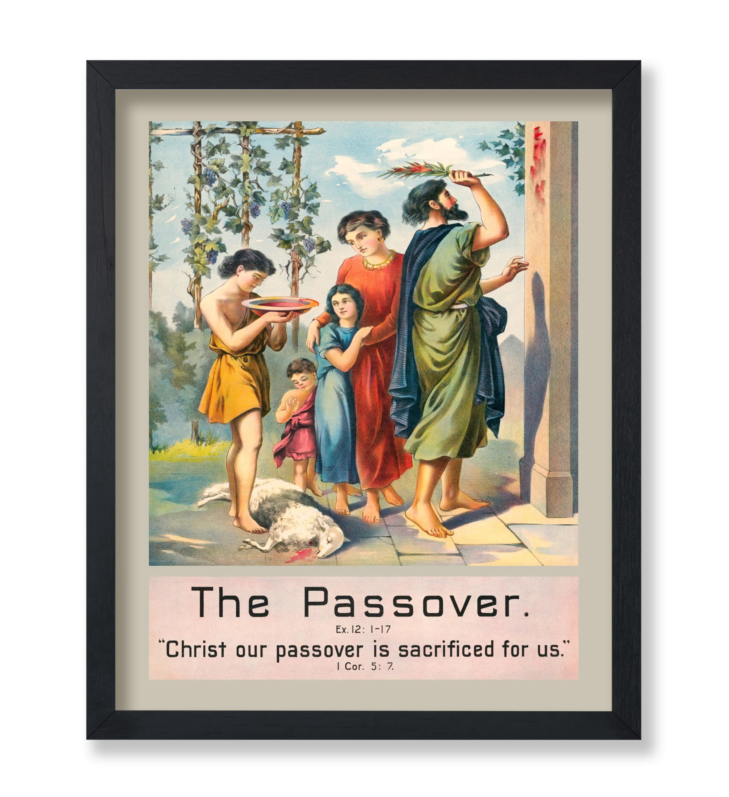 Poster Master Vintage The Passover Poster - Retro Bible Verse Print ...