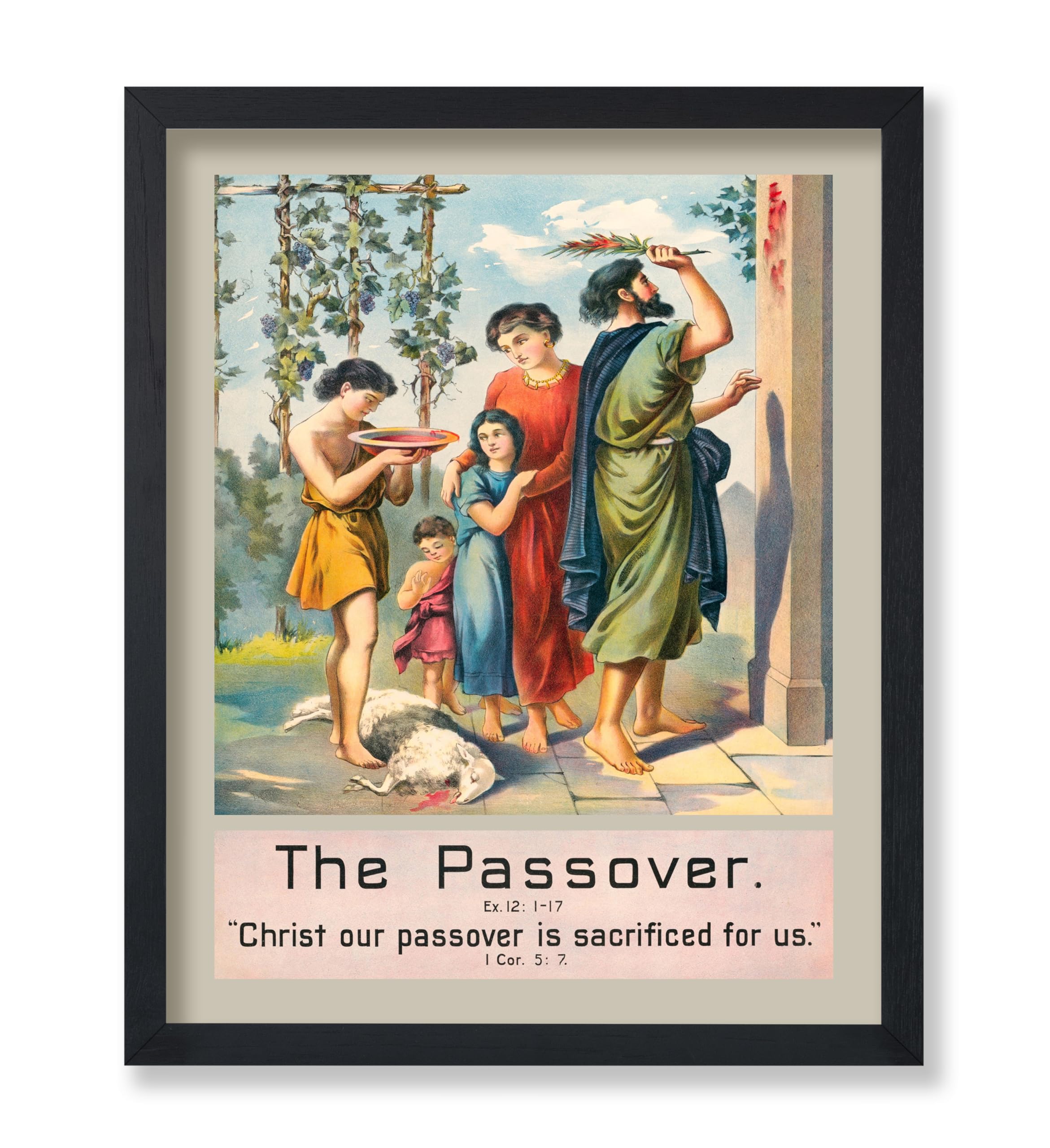 Poster Master Vintage The Passover Poster - Retro Bible Verse Print ...