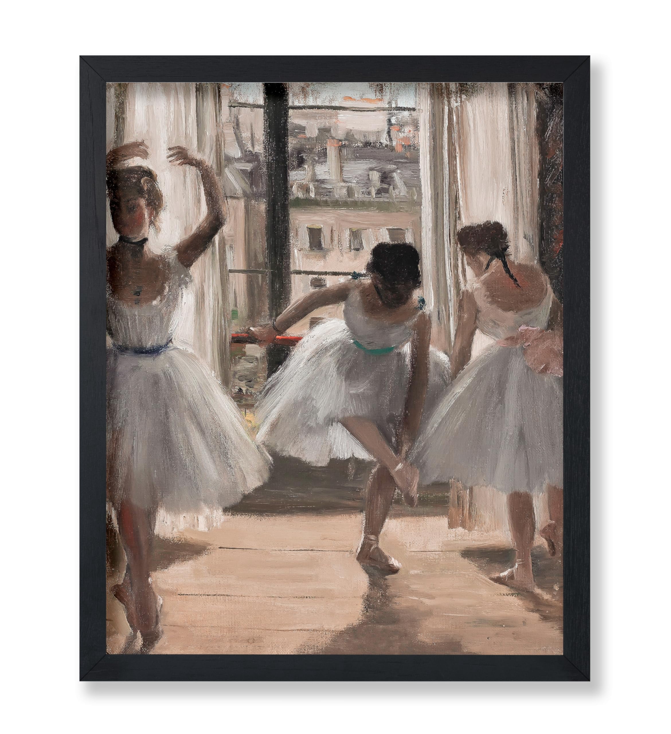 Poster Master Vintage Three Dancers Poster - Retro Ballerina Print ...