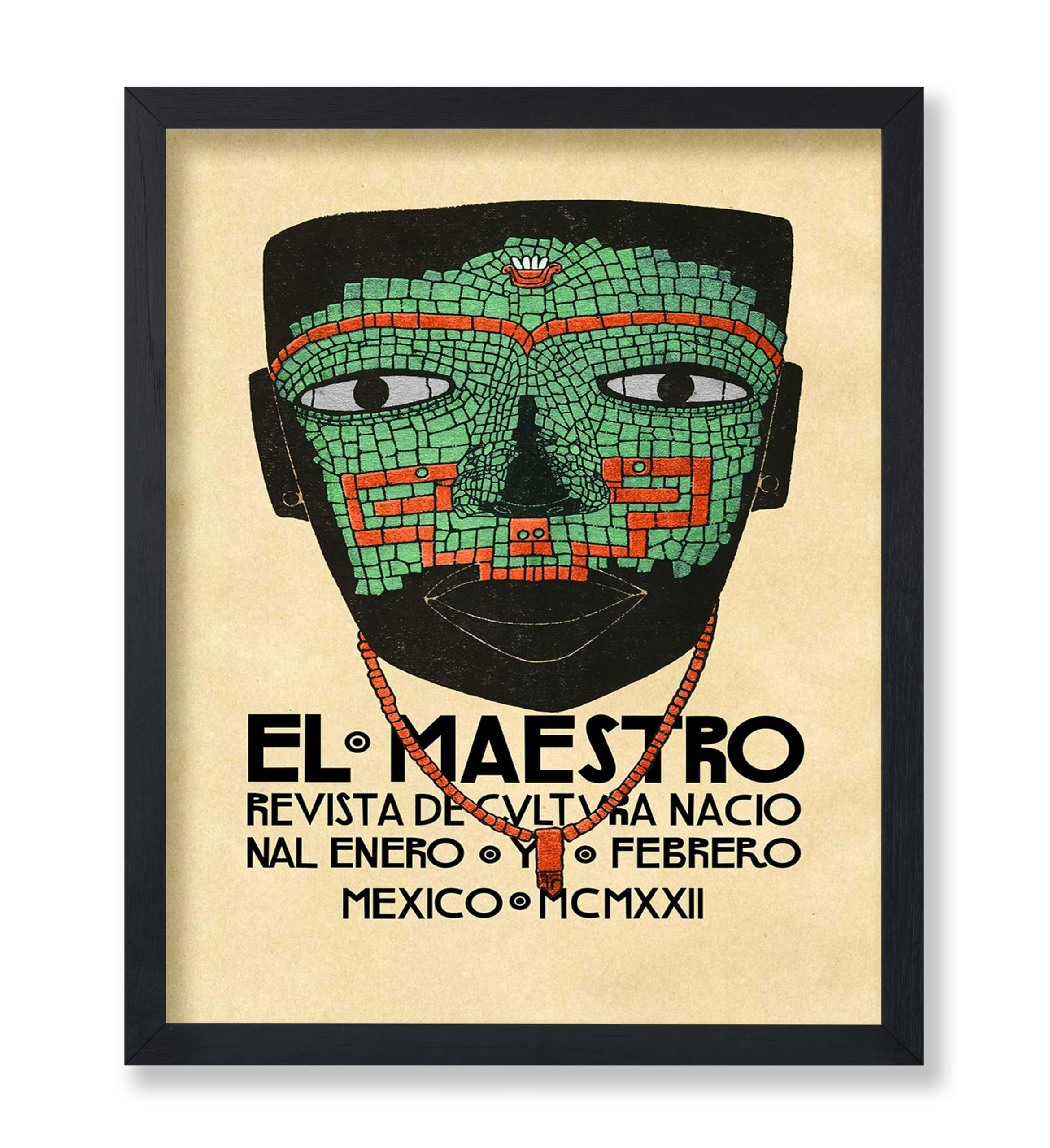 Poster Master Vintage Travel Poster - Retro Mexico Print - El Maestro ...