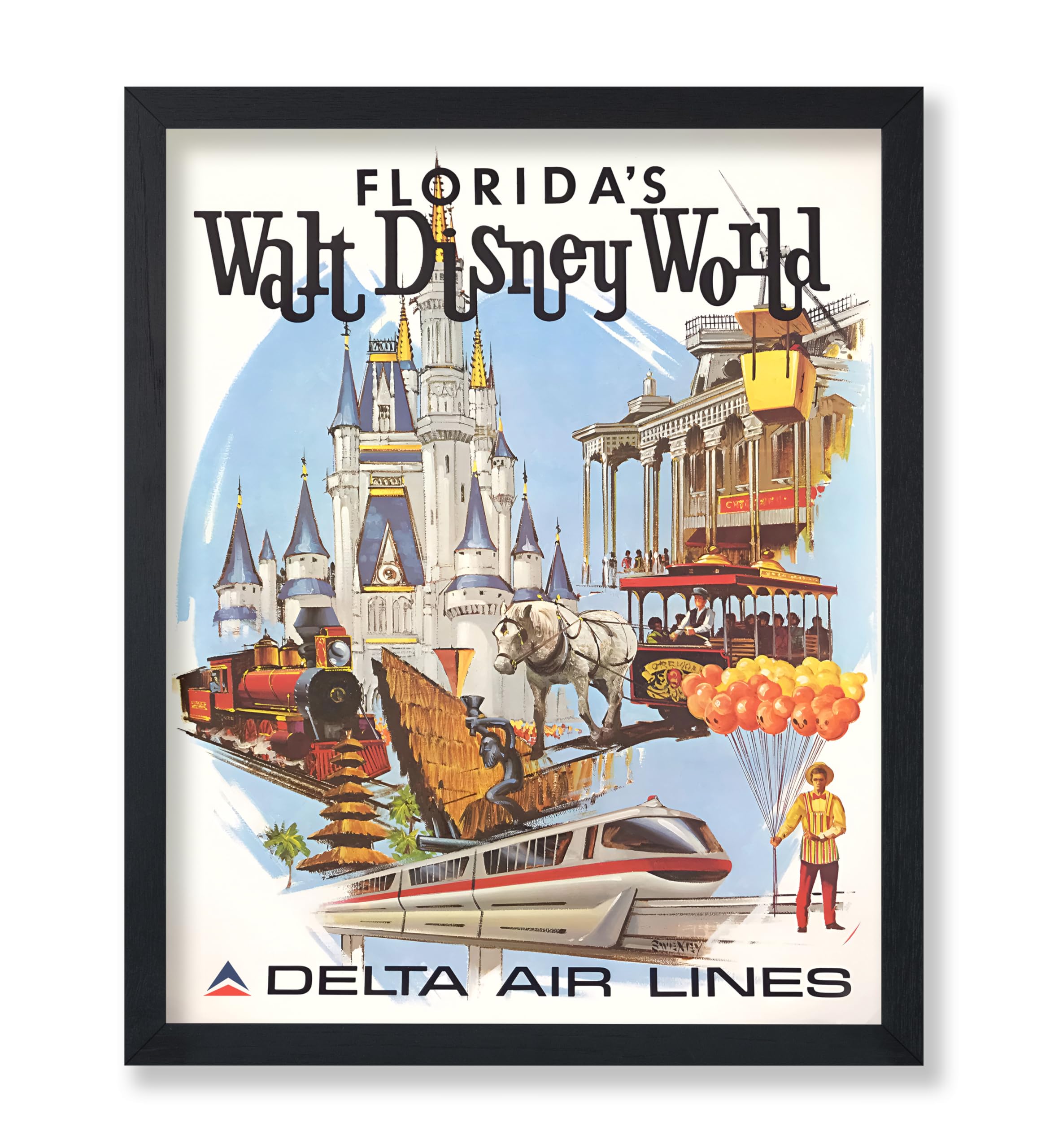 Poster Master Vintage Travel Poster - Retro Tourism Print - Airlines ...