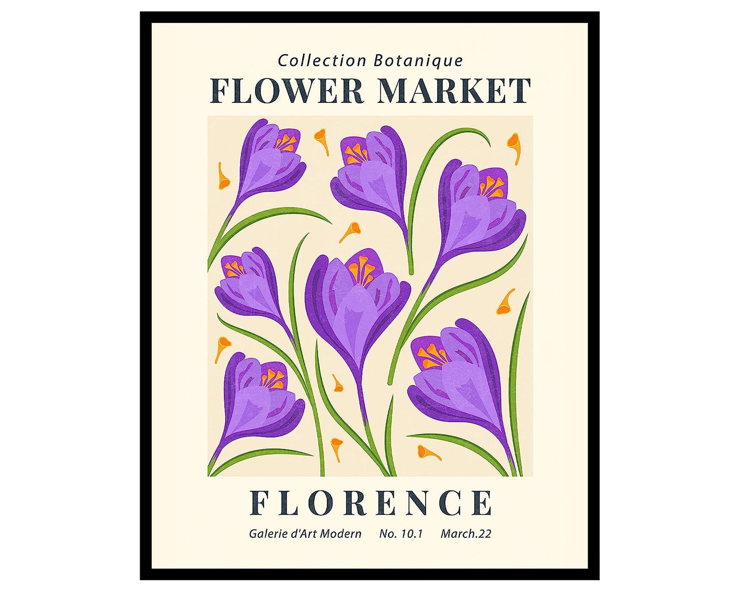 Poster Master Vintage Travel Poster - Retro Botanical Print - 8x10 ...