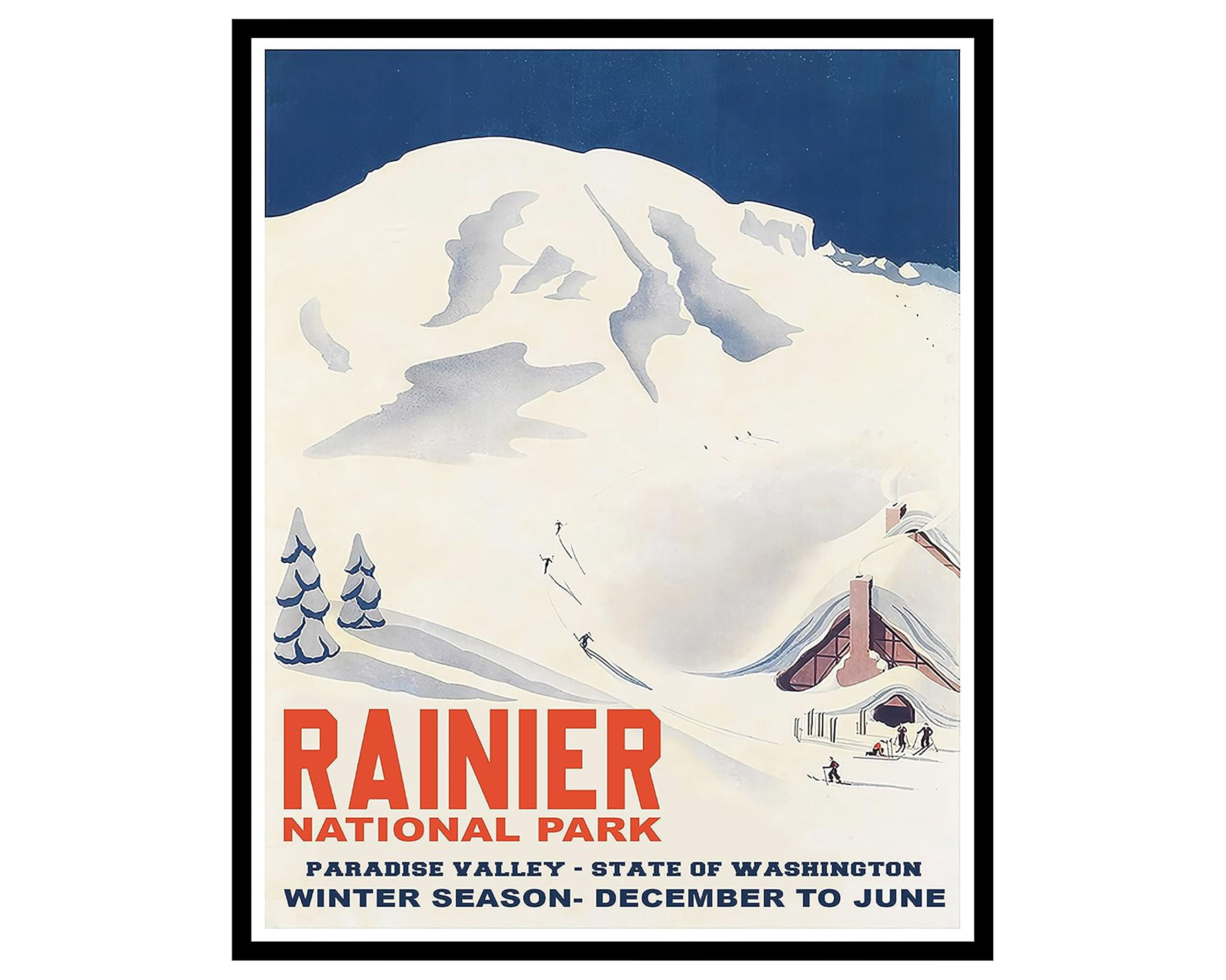 Poster Master Vintage Travel Poster - Retro Tourism Print - Mount ...