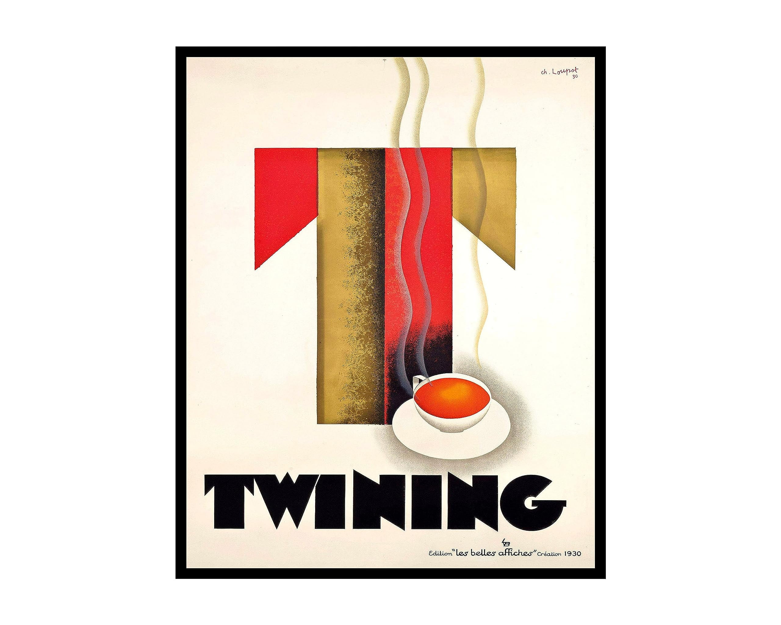 Poster Master Vintage Twining Poster - Retro Twining Tea Print - Food ...