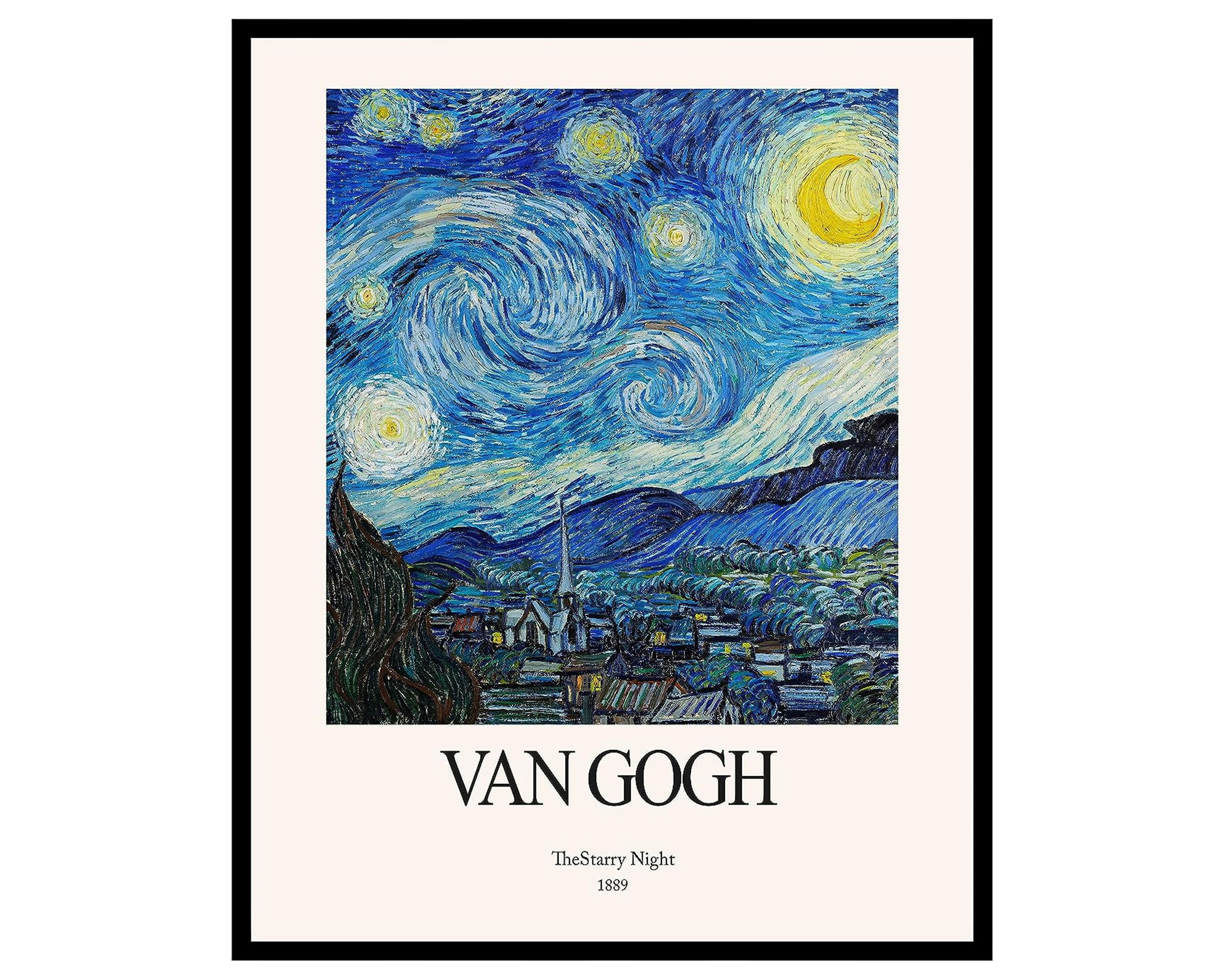 Poster Master Vintage Van Gogh Poster - Retro Impressionist Print - The ...