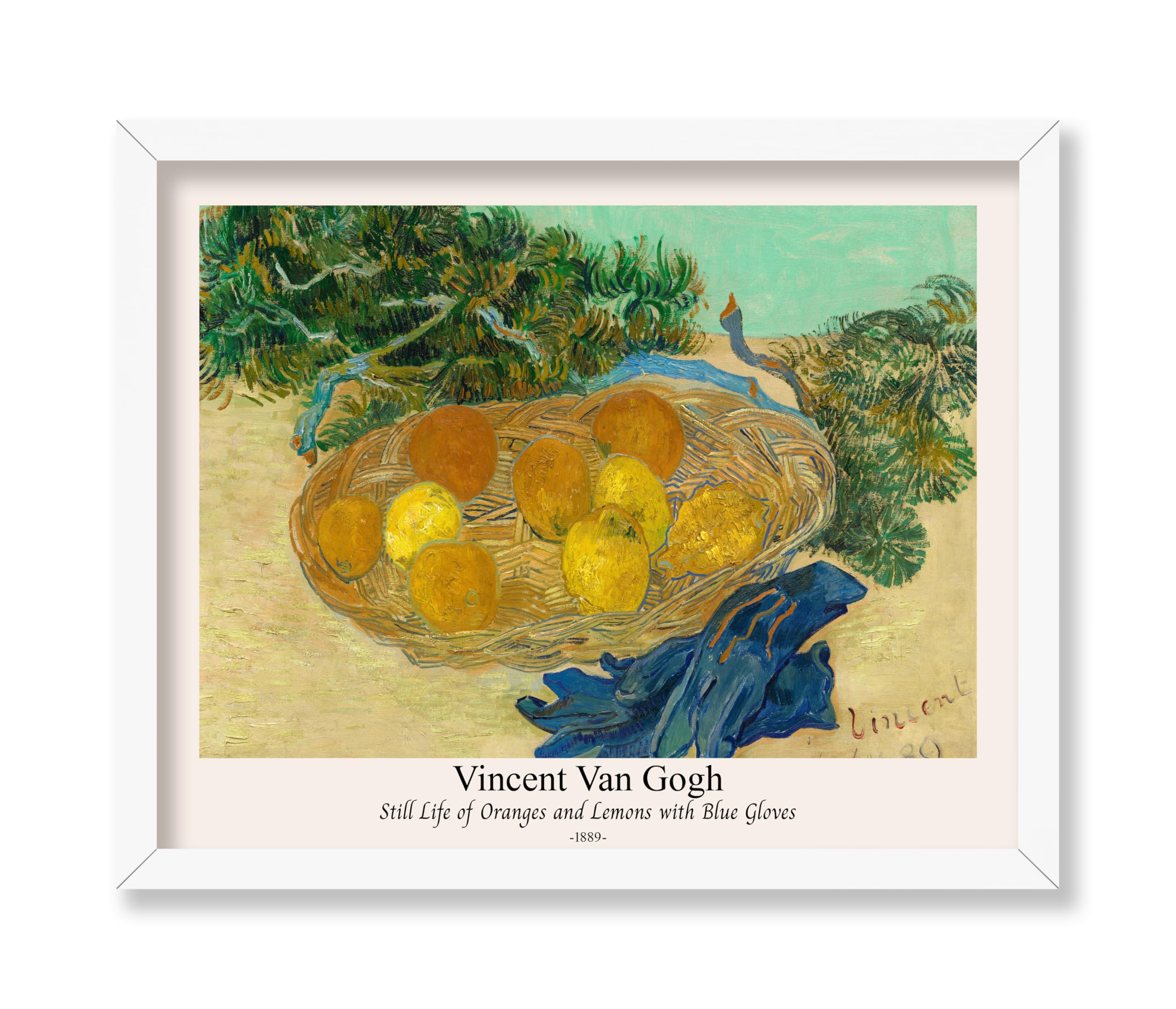 Poster Master Vintage Van Gogh Poster - Retro Still Life of Oranges and ...