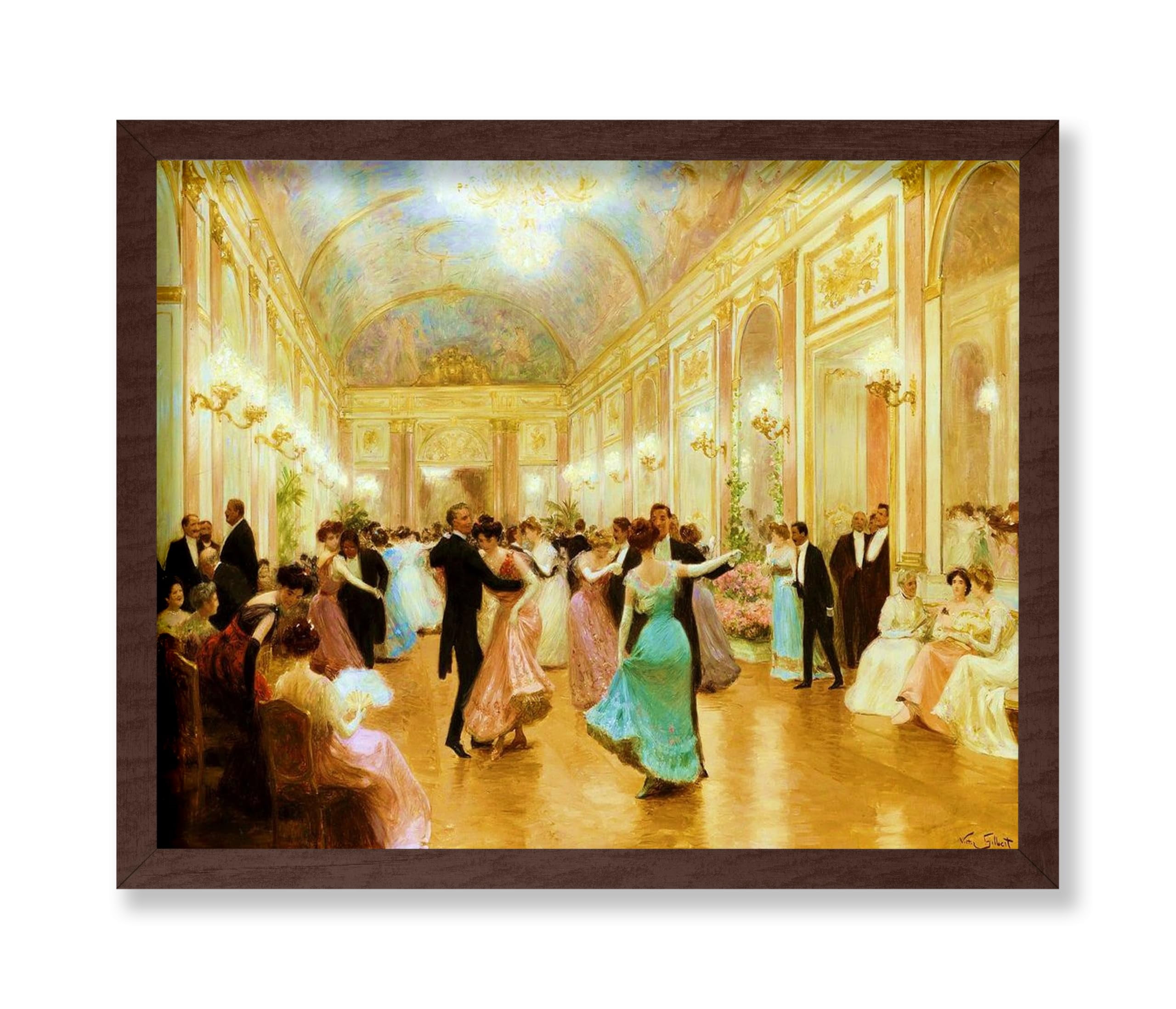 Poster Master Vintage Victor Gabriel Gilbert Poster - Retro An Elegant ...