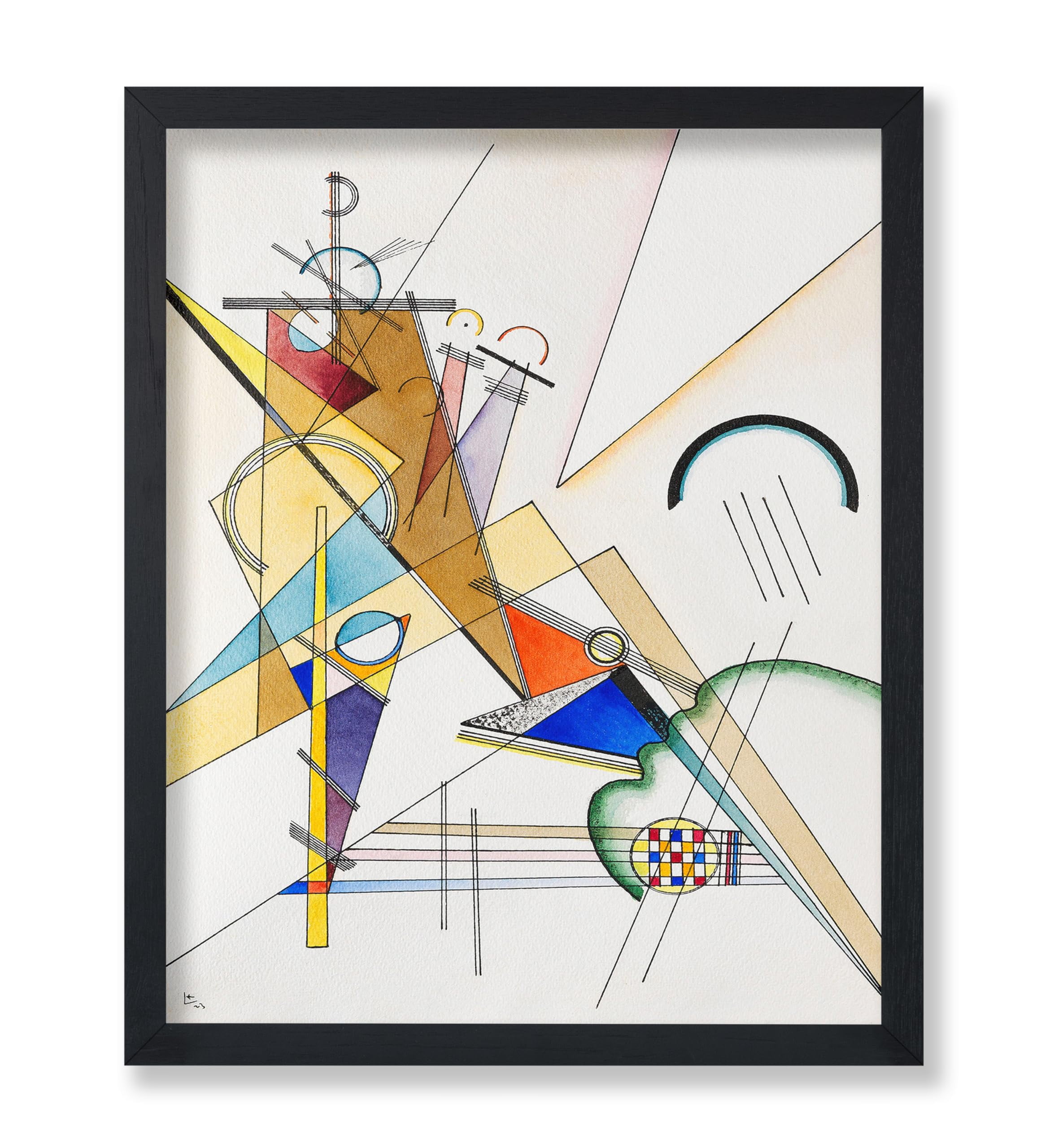 Poster Master Vintage Wassily Kandinsky Poster - Retro Museum Print ...