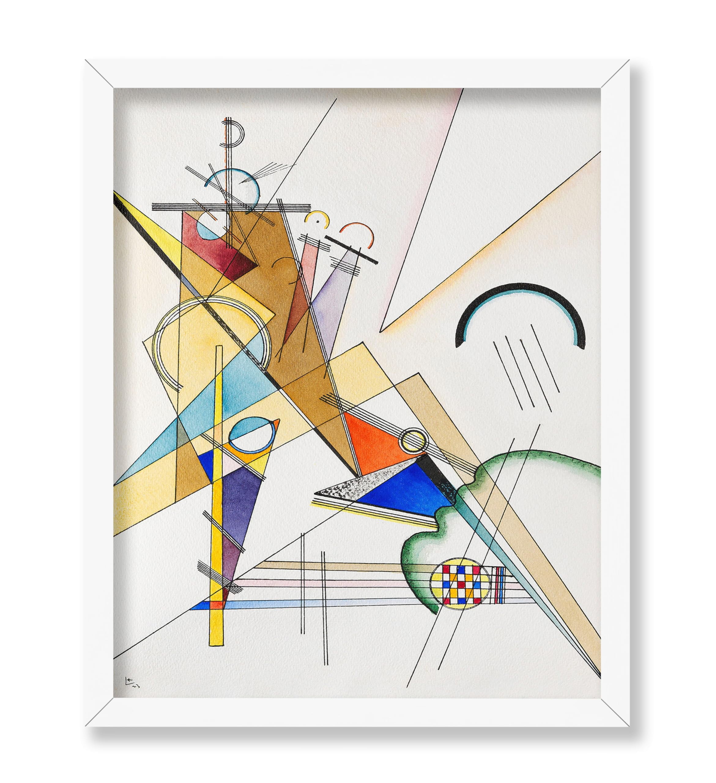 Poster Master Vintage Wassily Kandinsky Poster - Retro Museum Print ...