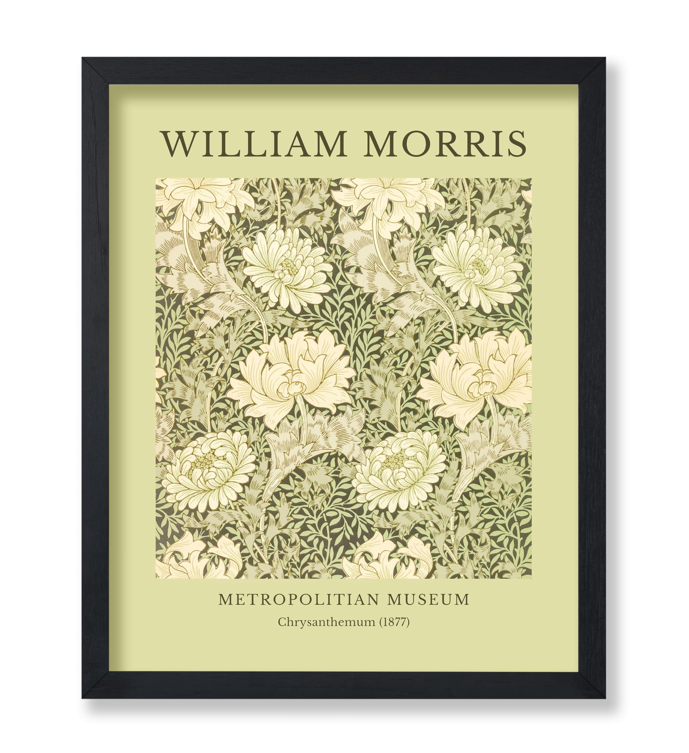 Poster Master Vintage William Morris Poster - Retro Chrysanthemum Print ...