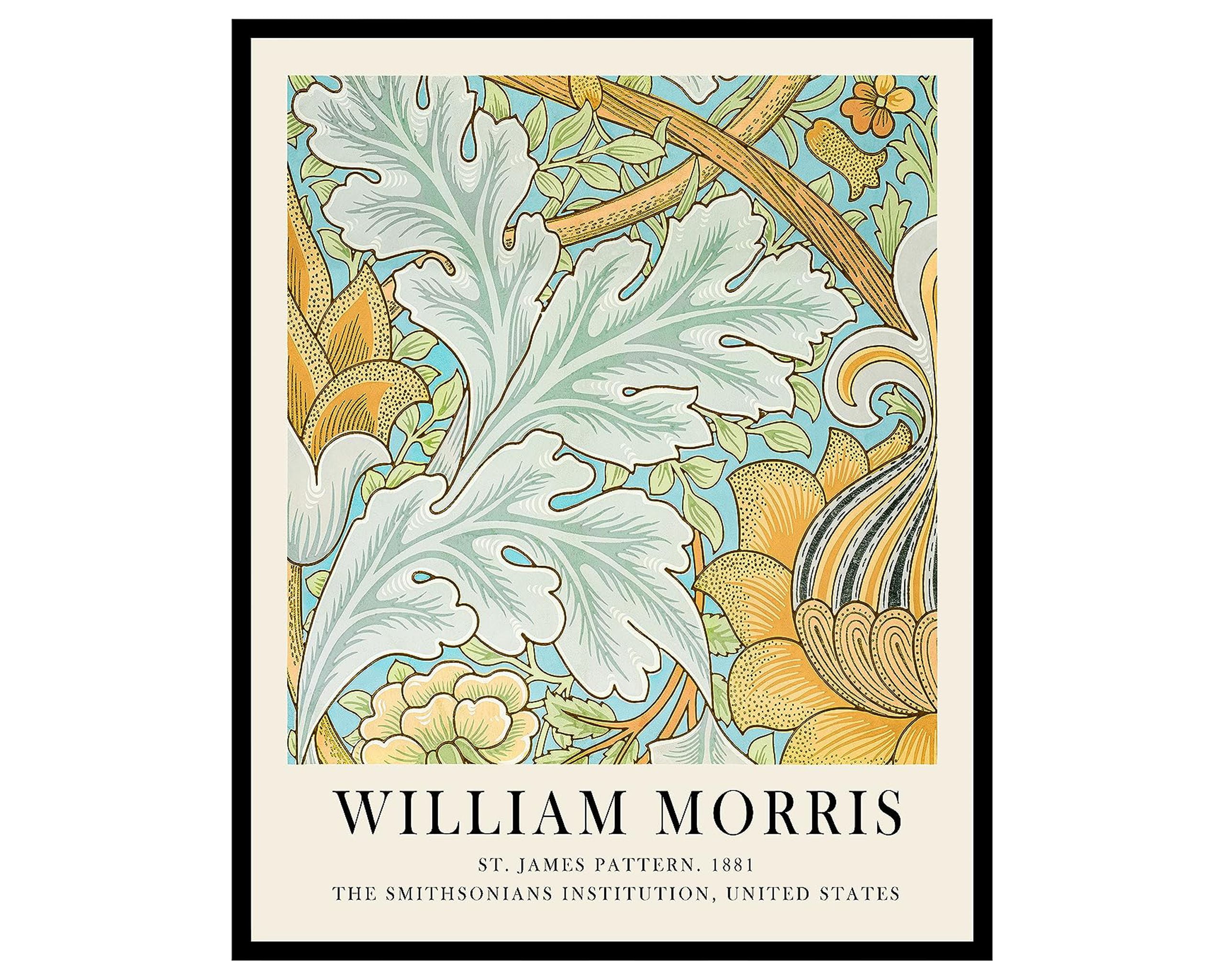 Poster Master Vintage William Morris Poster - Retro Art Nouveau Print ...