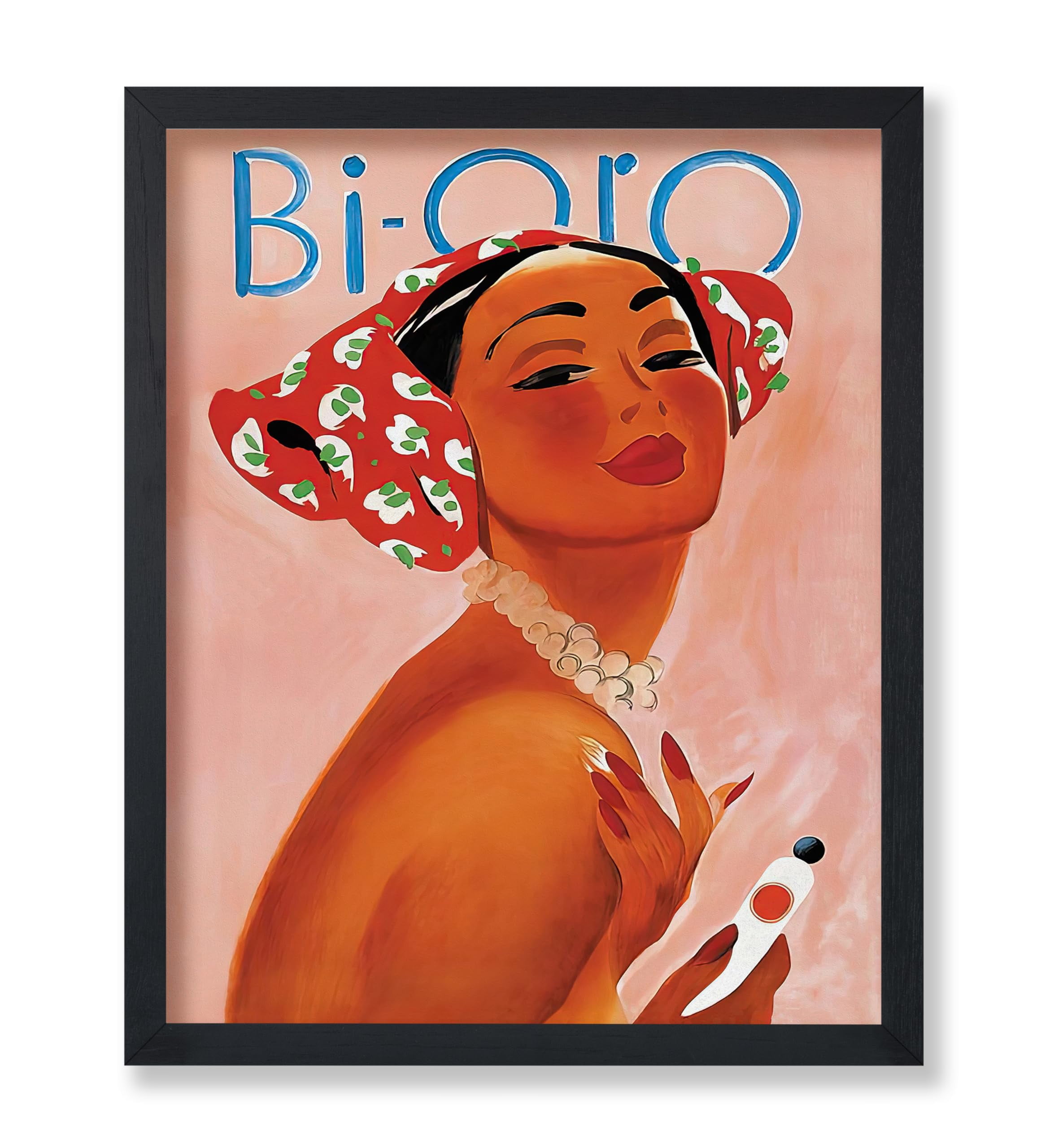 Poster Master Vintage Woman Poster - Retro Woman Portrait Print ...