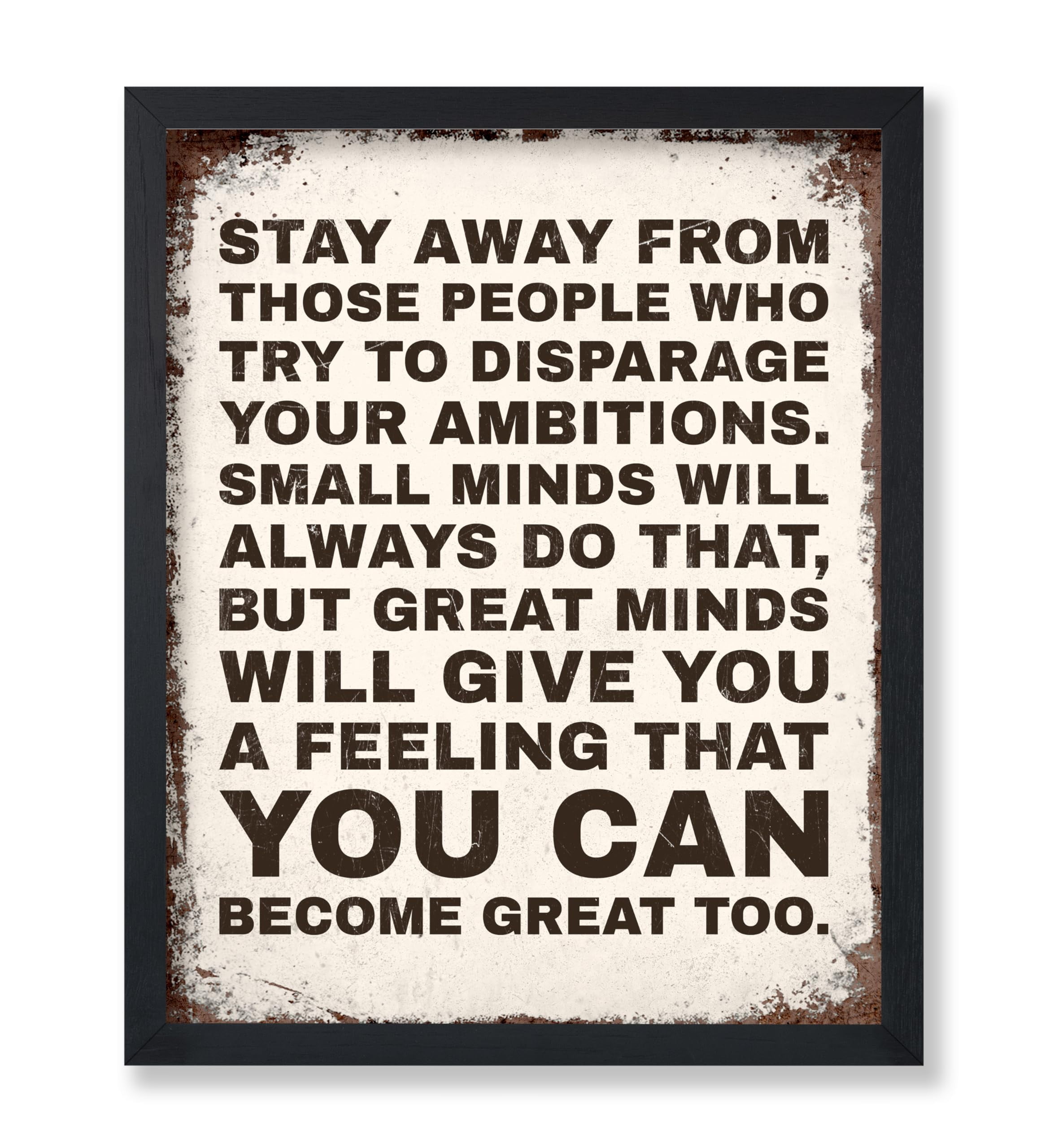 Poster Master Vintage You Can Become Great Poster - Encouragement Print ...