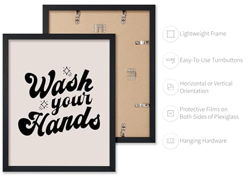 Poster Master Wash Your Hands Poster - Typography Print - Trendy Art ...