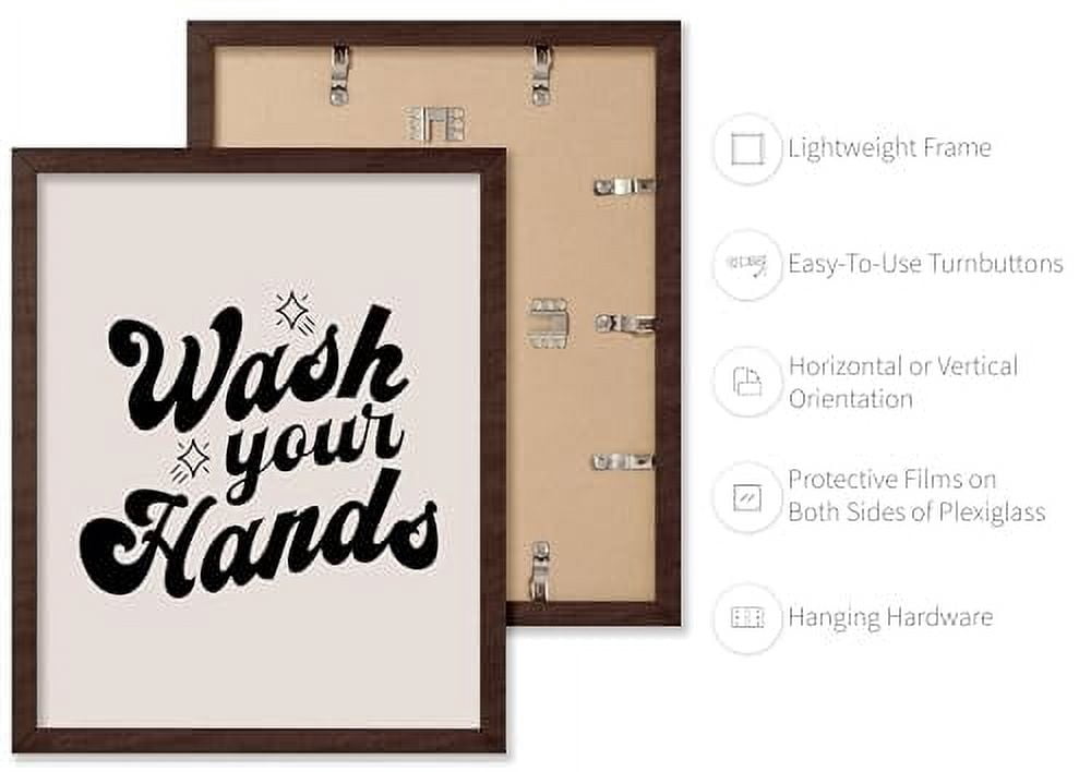 Poster Master Wash Your Hands Poster - Typography Print - Trendy Art ...