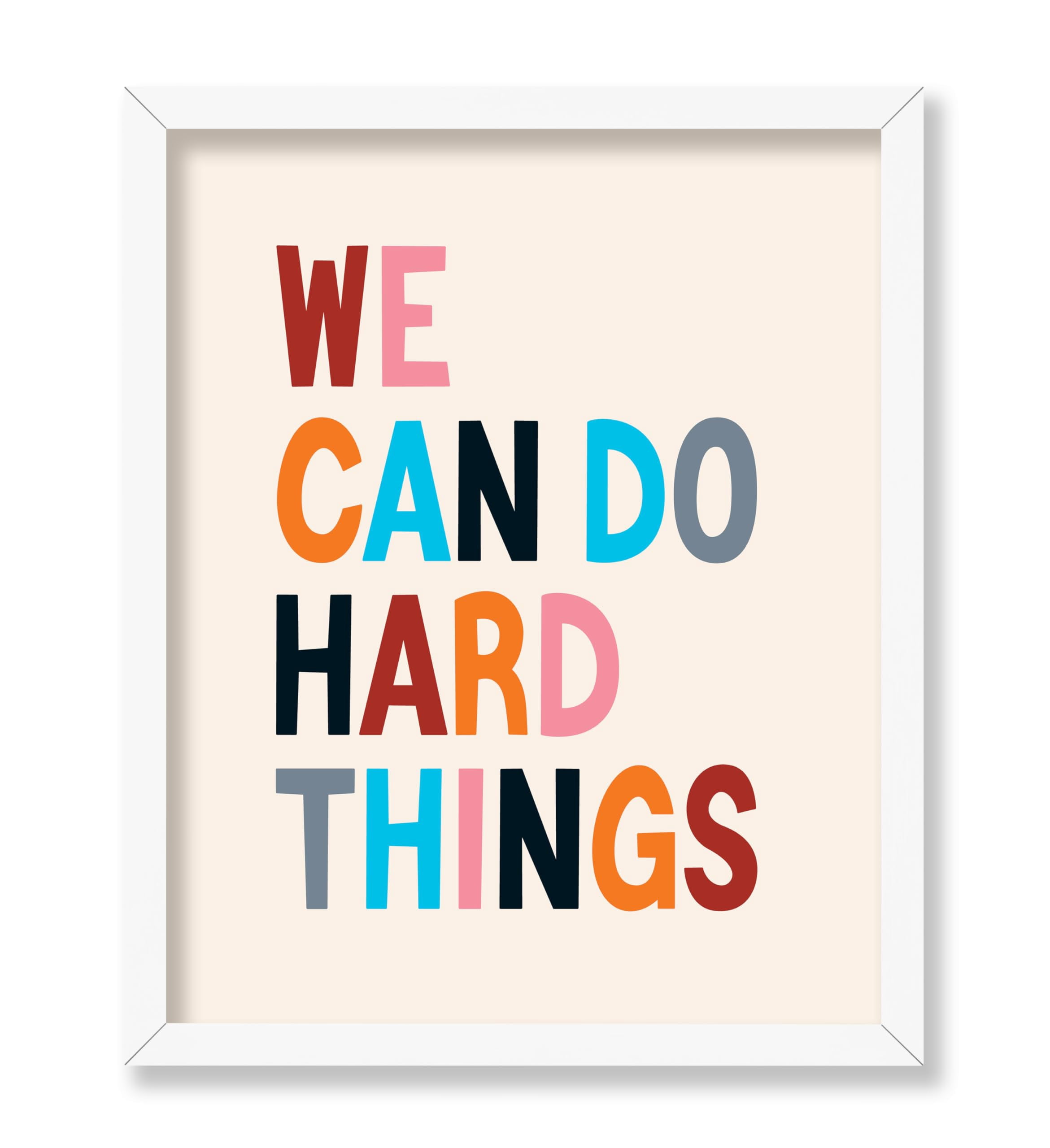 Poster Master We Can Do Hard Things Poster - Motivational Print ...