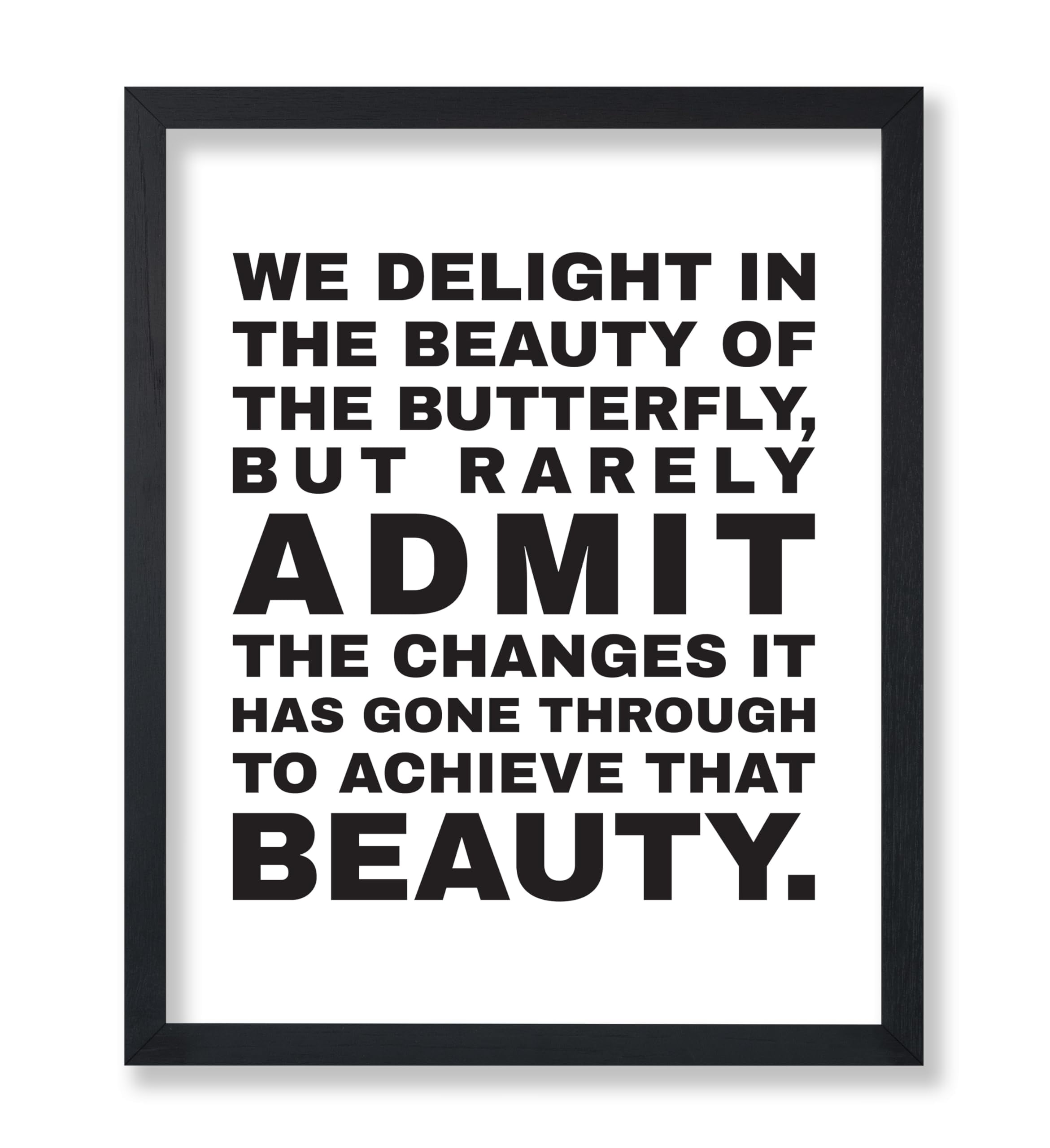 Poster Master We Delight In The Beauty of The Butterfly Poster - White ...