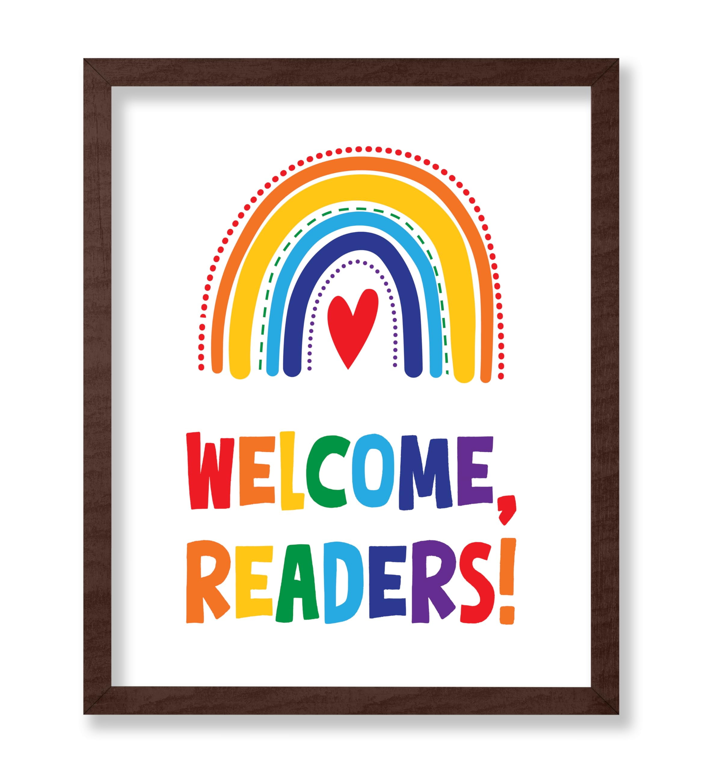Poster Master Welcome Readers Poster - Educational Print - Typography ...