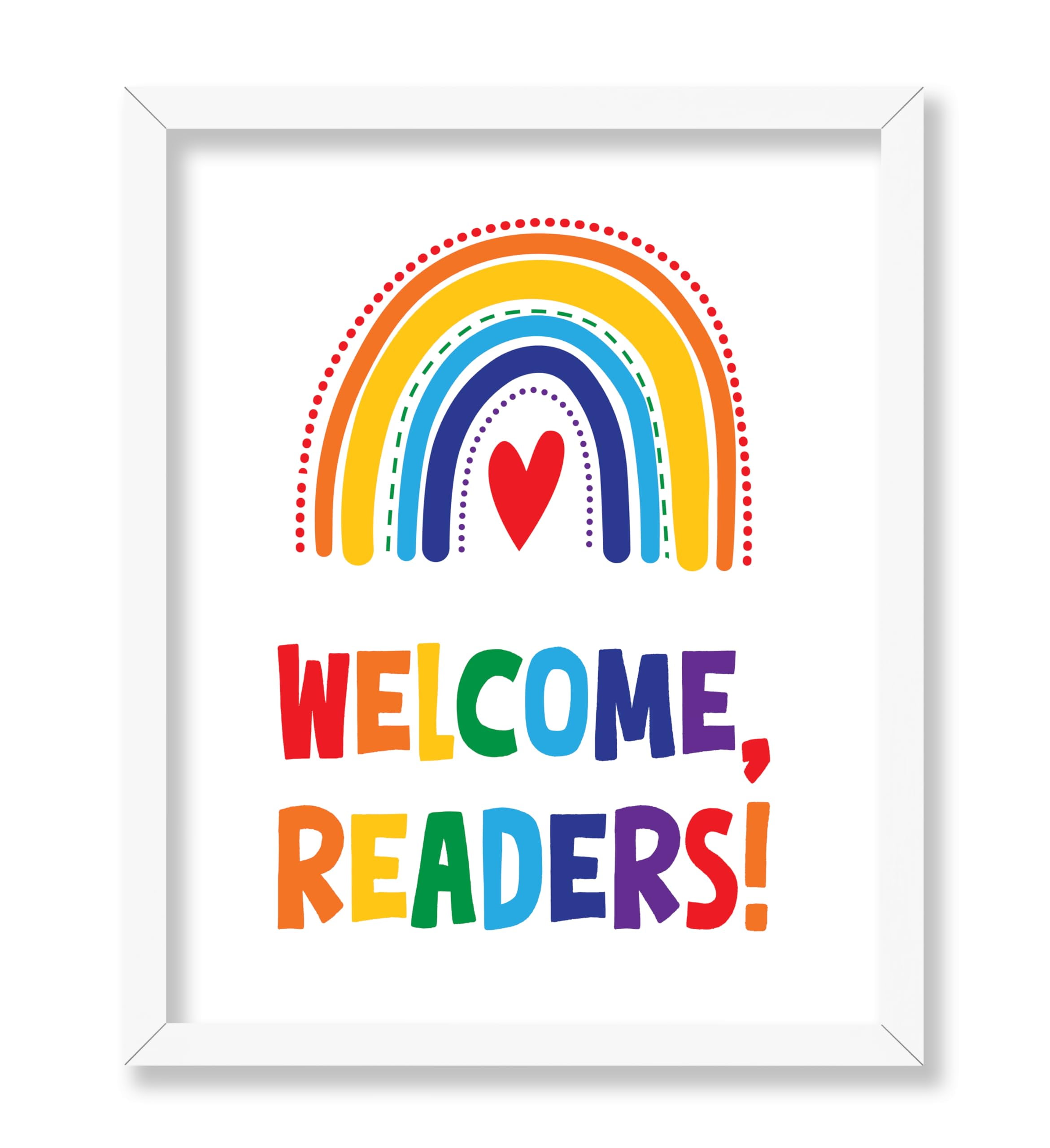 Poster Master Welcome Readers Poster - Educational Print - Typography ...
