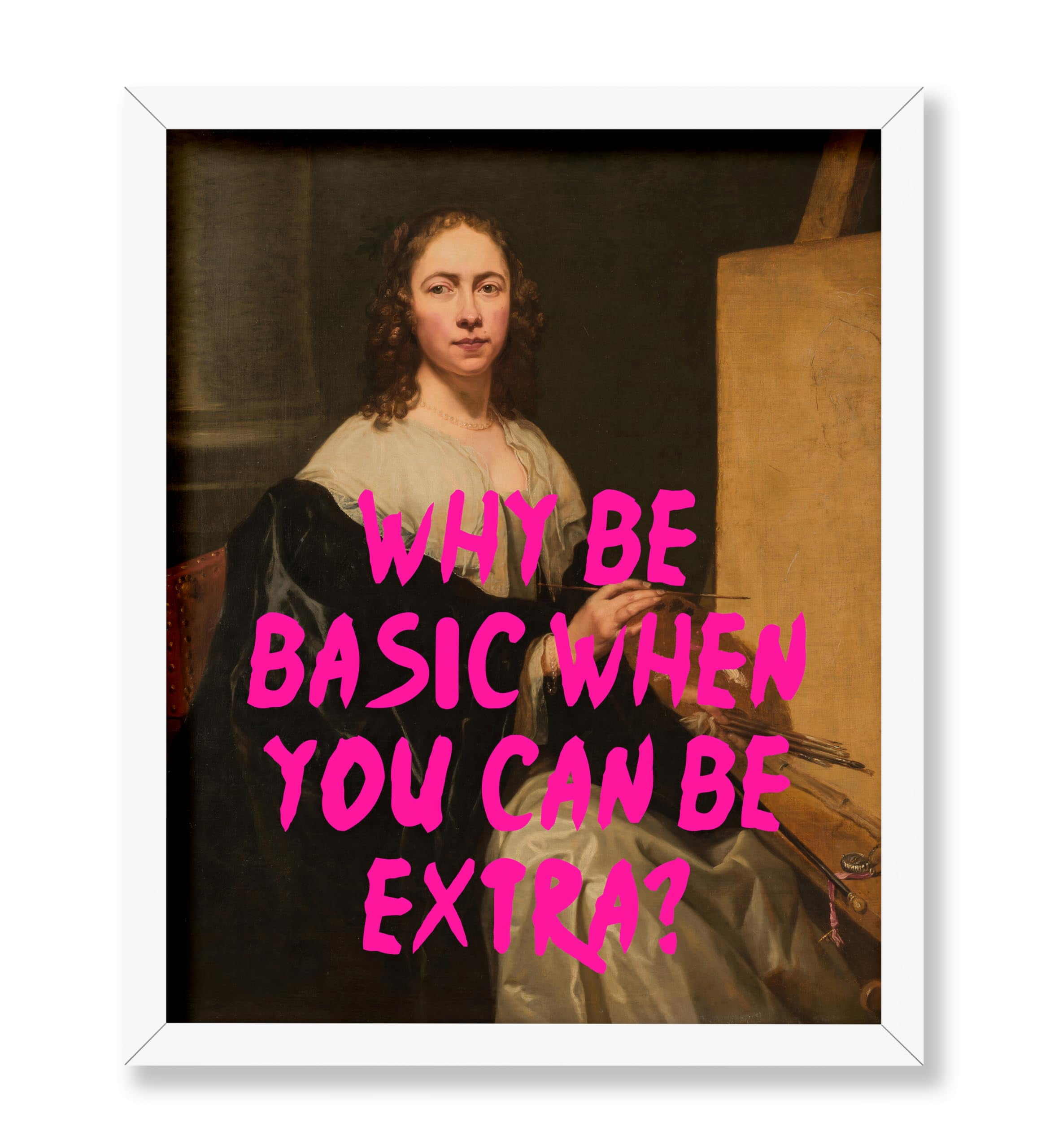 Poster Master Why Be Basic Poster - You Can Be Extra Print - Typography ...