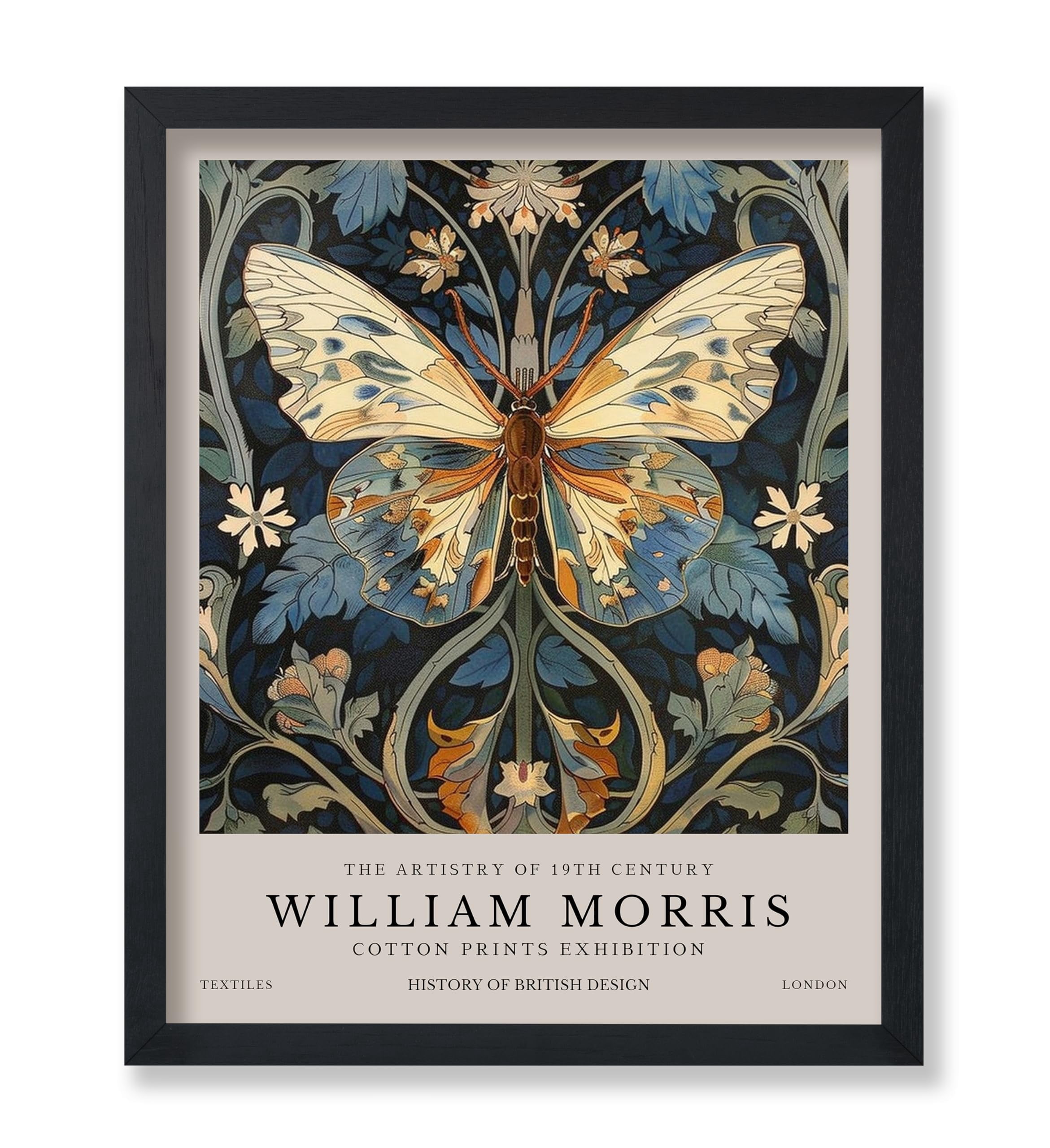 Poster Master William Morris Poster - Butterfly Print - Botanical Art ...