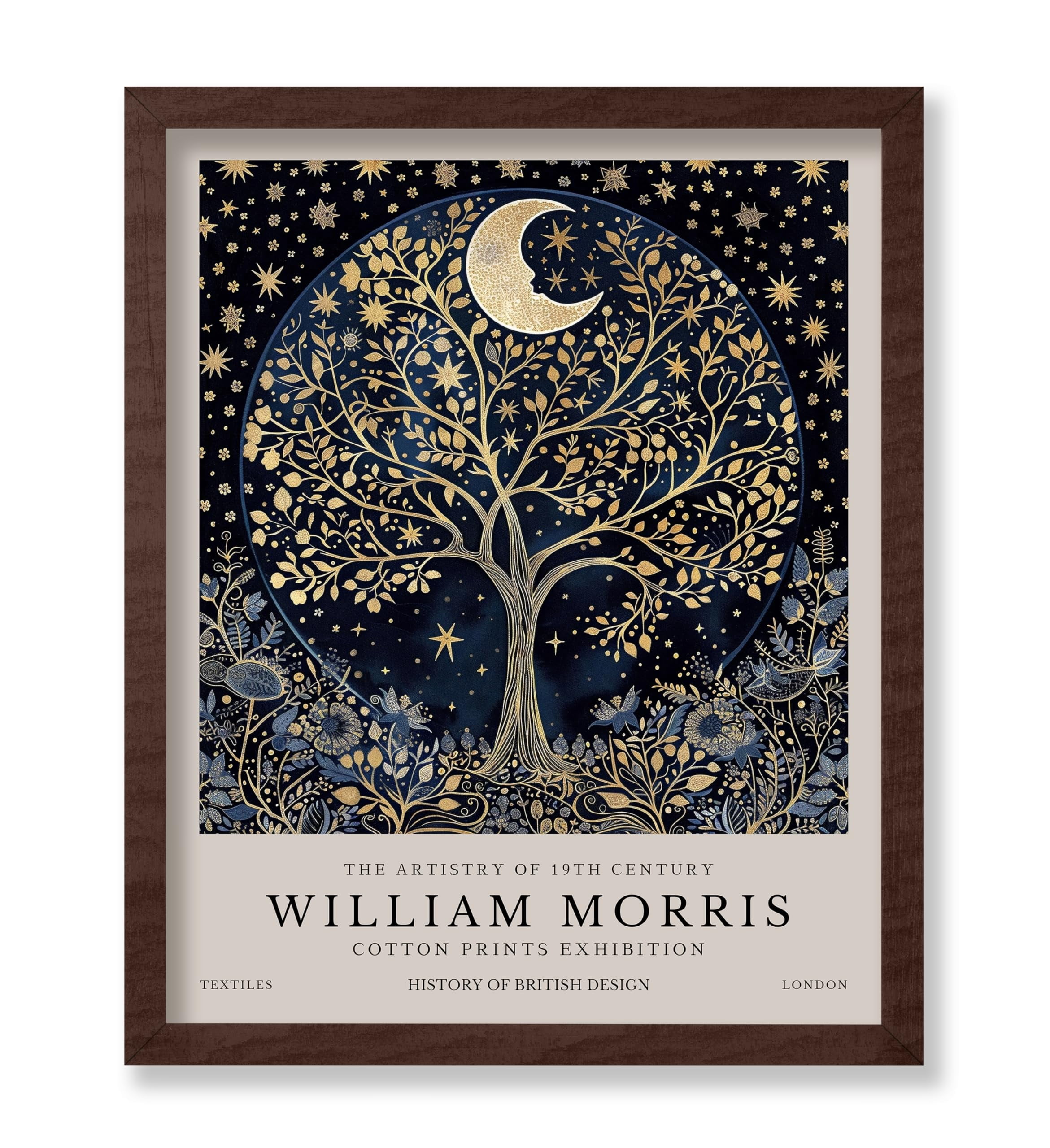 Poster Master William Morris Poster - Moon Print - Tree of Life Art ...