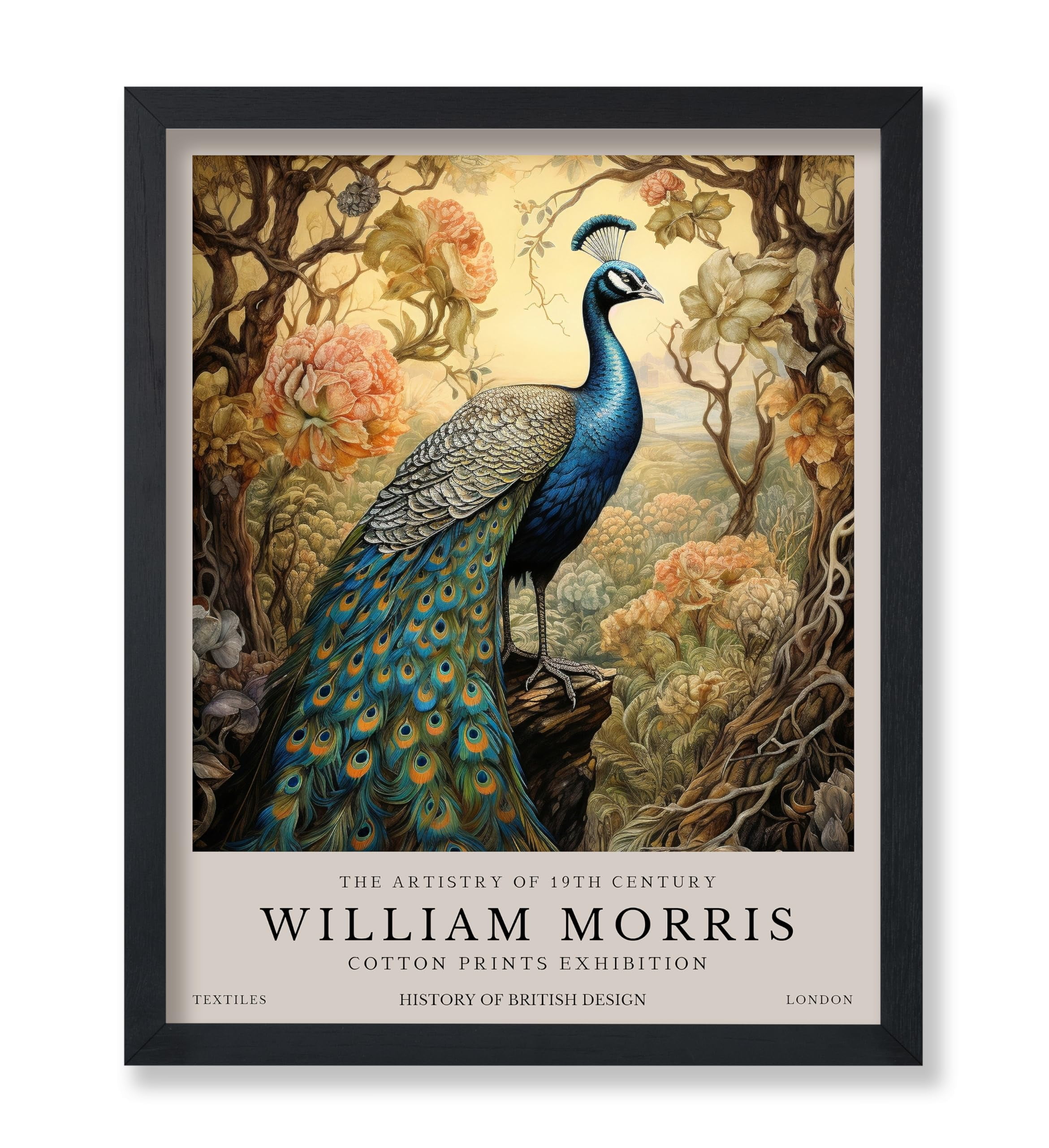 Poster Master William Morris Poster - Peacock Print - Bird Art ...