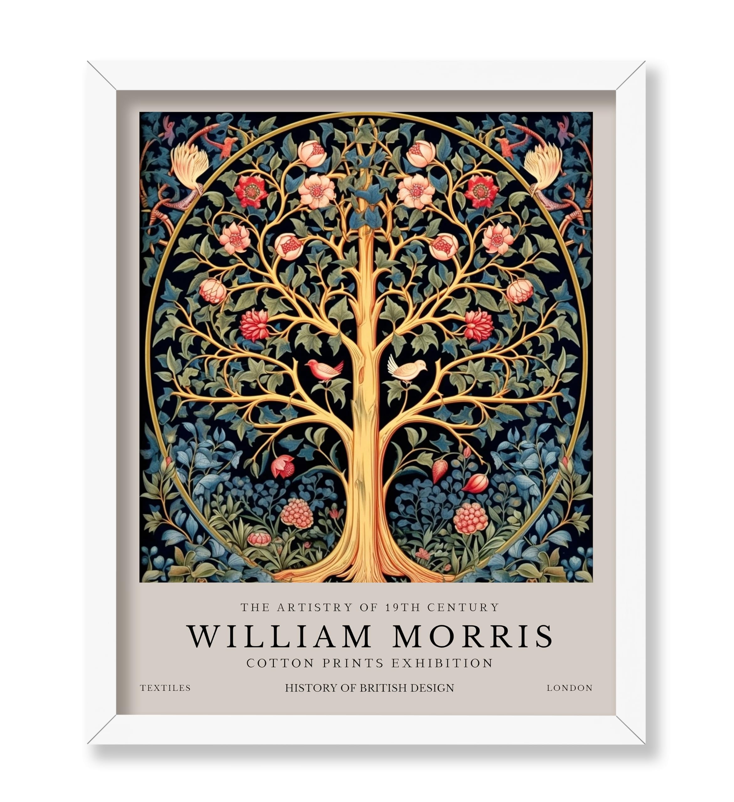 Poster Master William Morris Poster - Tree of Life Print - Flower Art ...