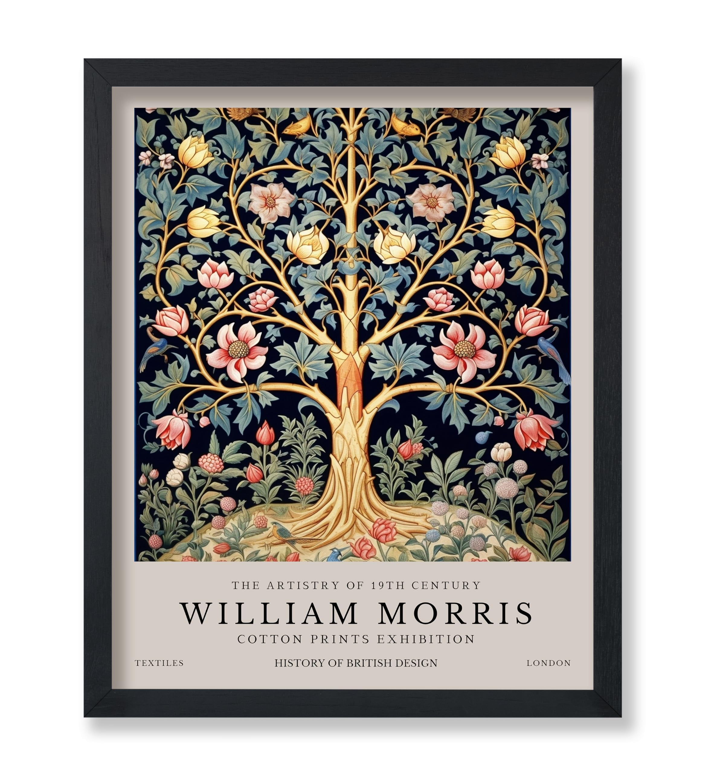 Poster Master William Morris Poster - Tree of Life Print - Flower Art ...