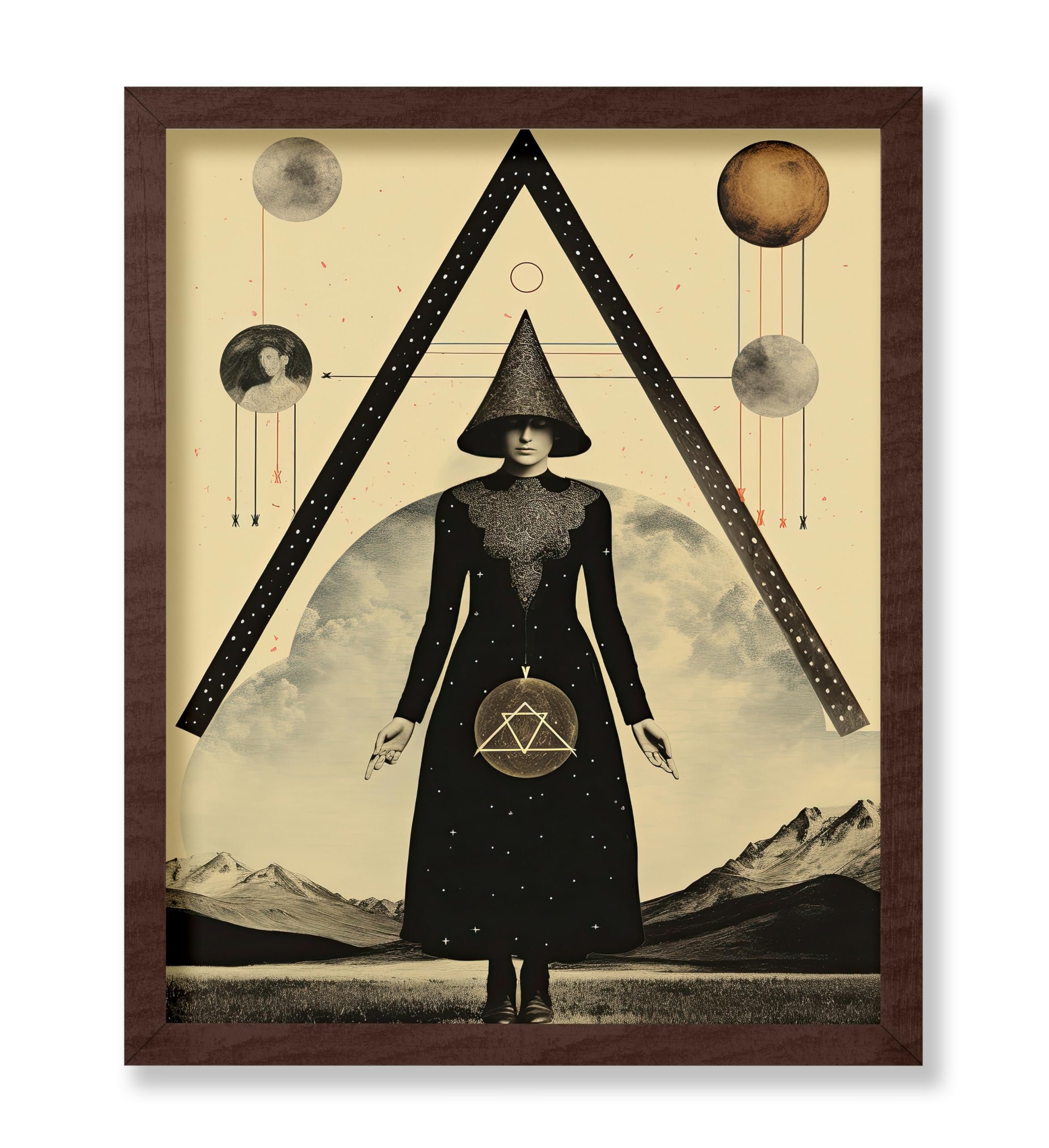 Poster Master Witch Poster - Occult Print - Trippy Art - Surreal Art ...