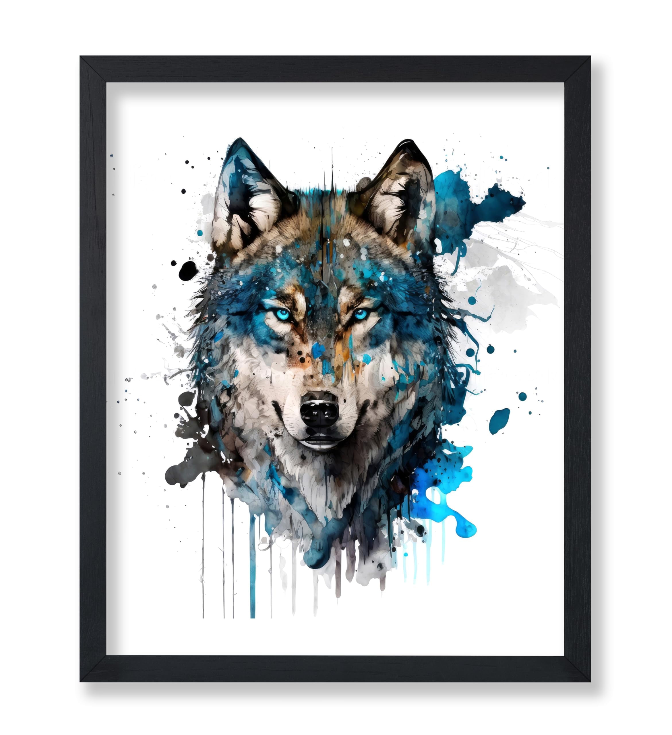 Poster Master Wolf Poster - Arctic Wolf Print - Watercolor Art ...