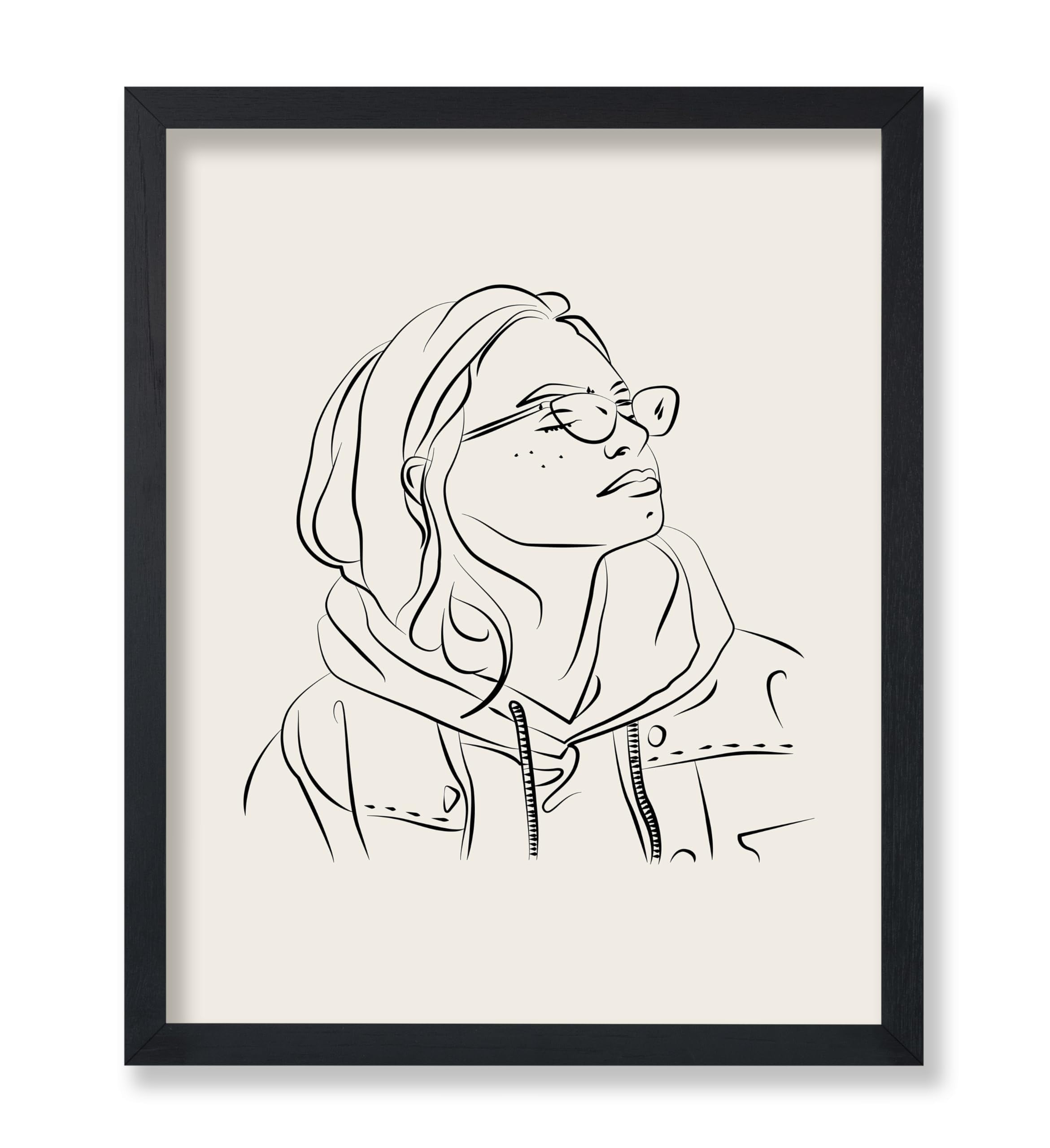 Poster Master Woman In Sunglasses Poster - Retro Portrait Print - Lady ...