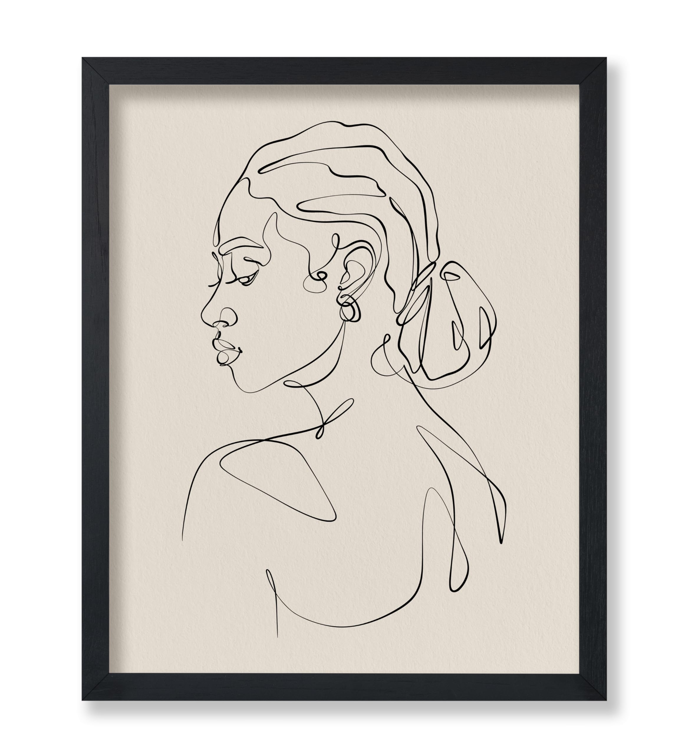 Poster Master Woman Portrait Poster - Lady Print - Female Art ...