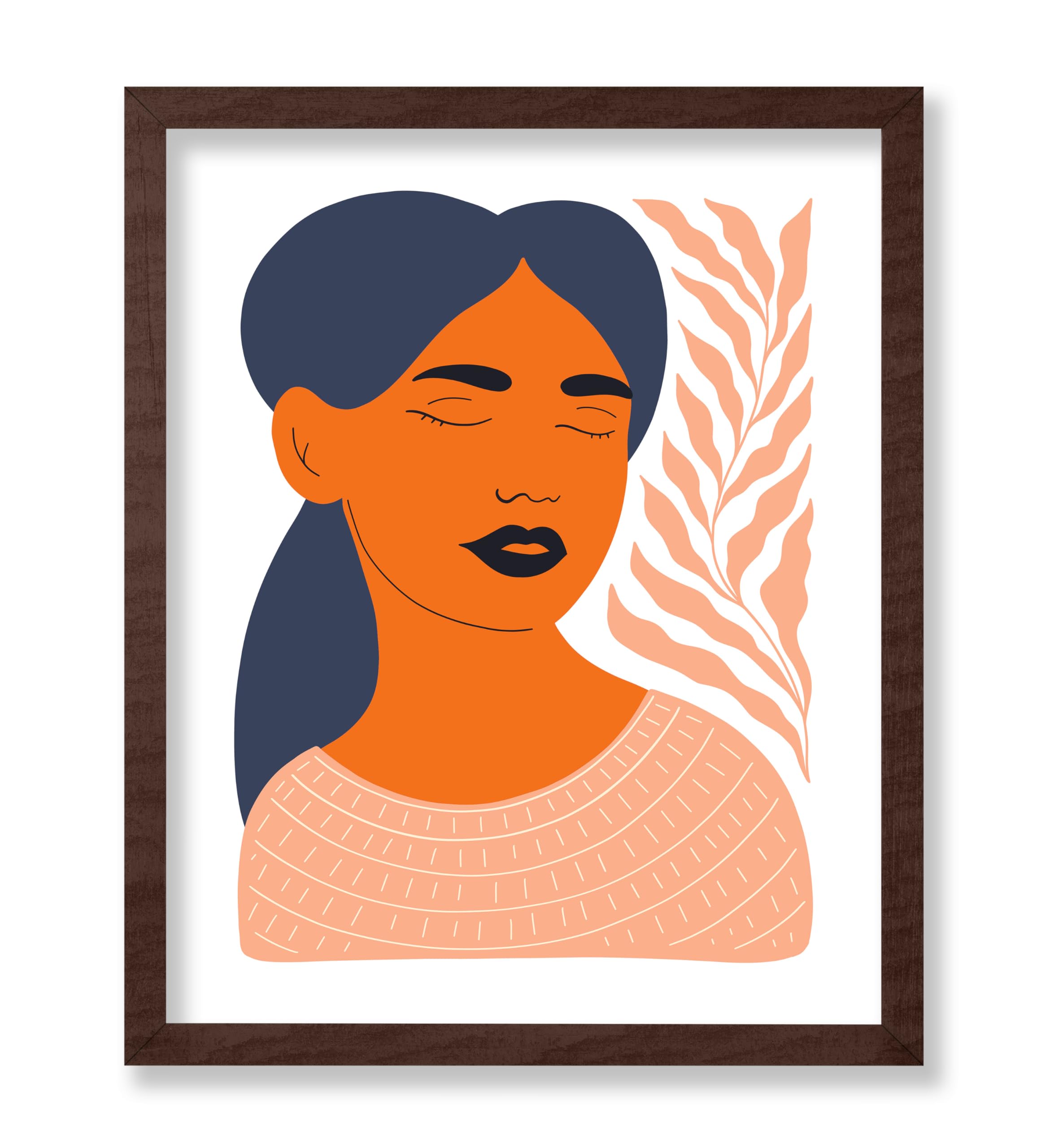 Poster Master Woman Poster - Retro Floral Print - Groovy Lady Art ...