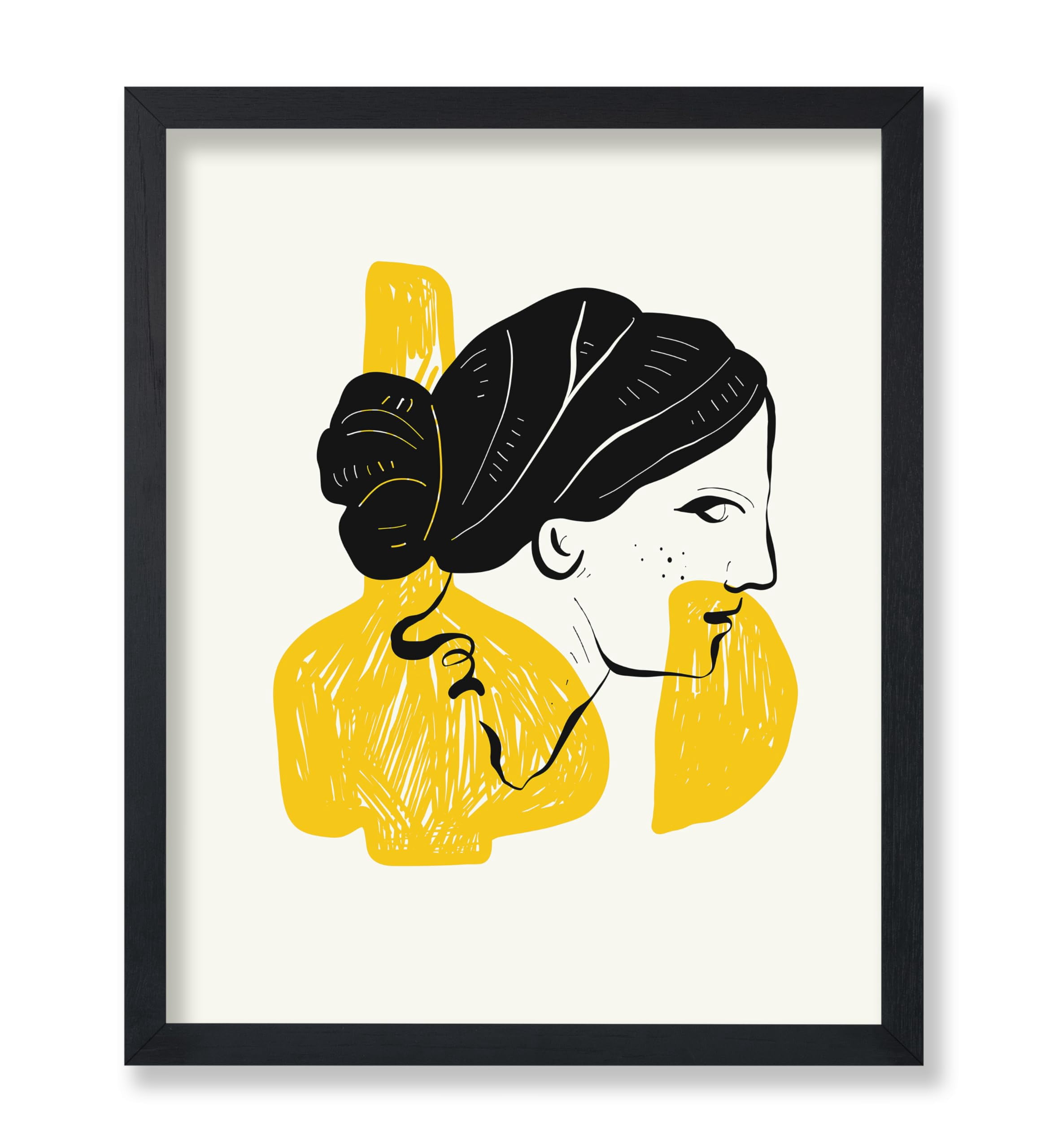 Poster Master Woman Poster - Retro Portrait Print - Trendy Art - Modern ...