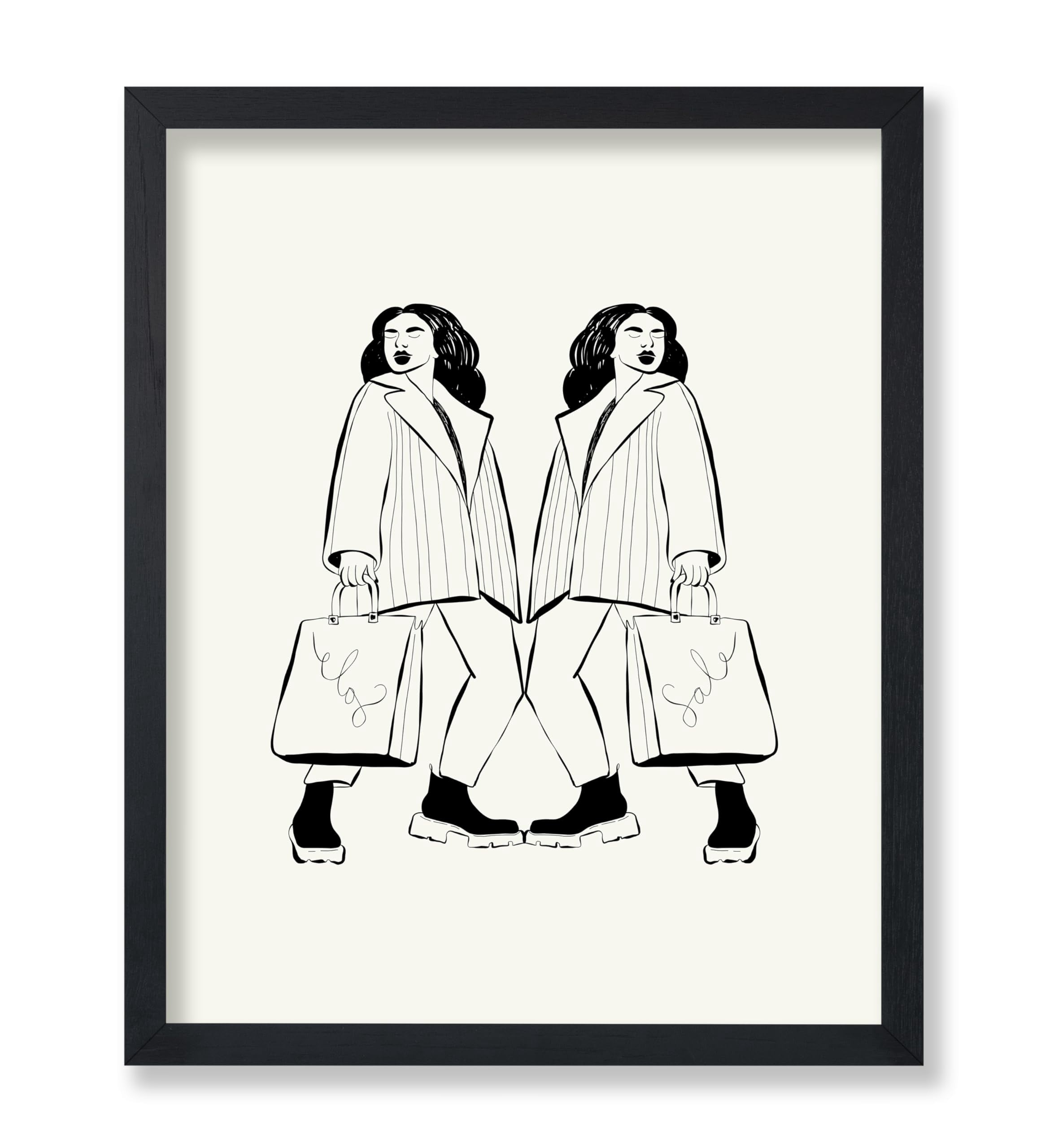 Poster Master Women Poster - Retro Fashion Print - Trendy Art ...