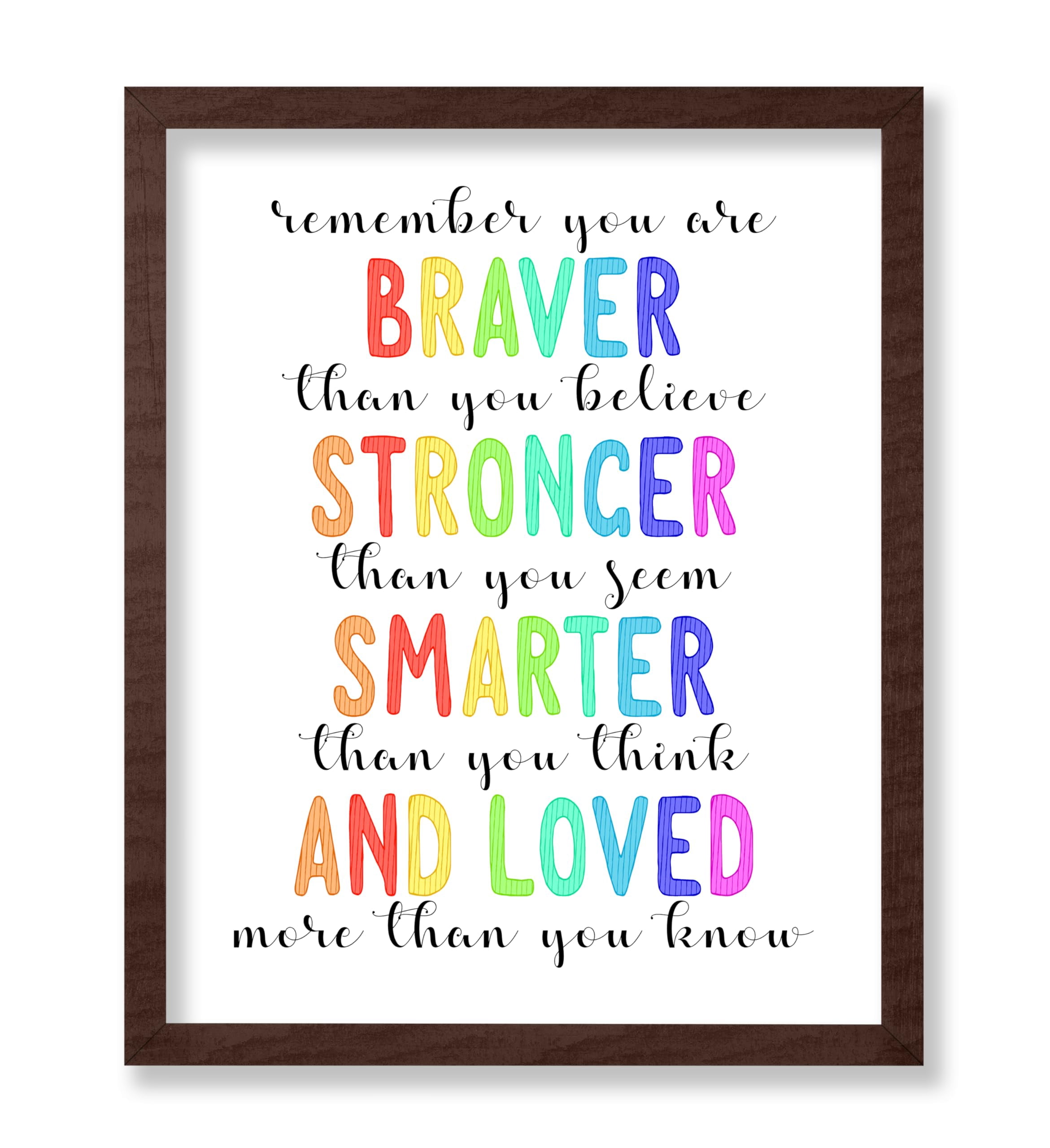 Poster Master You Are Braver Than You Believe Poster - Love Print ...
