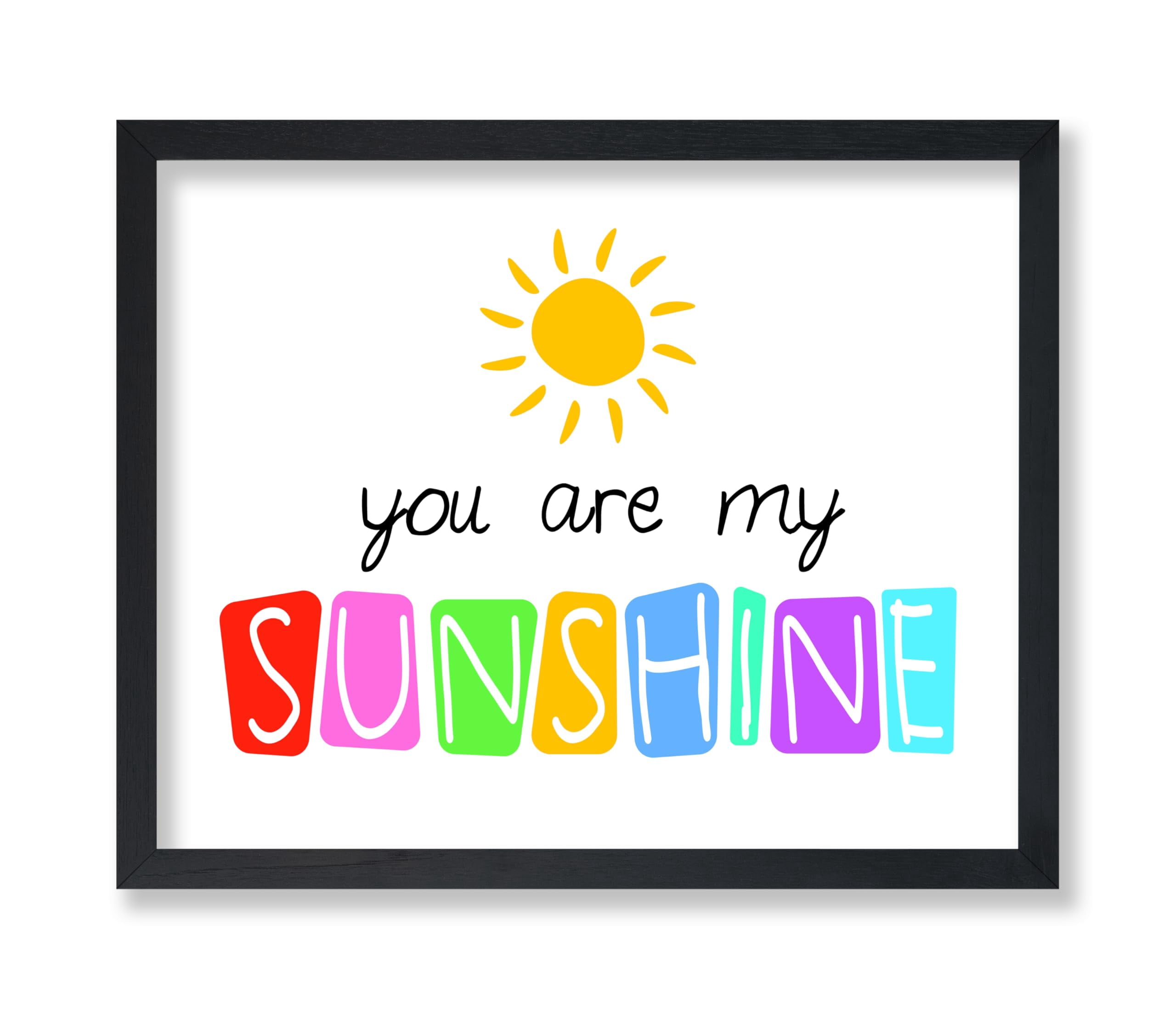 Poster Master You Are My Sunshine Poster - Nursery Print - Typography ...
