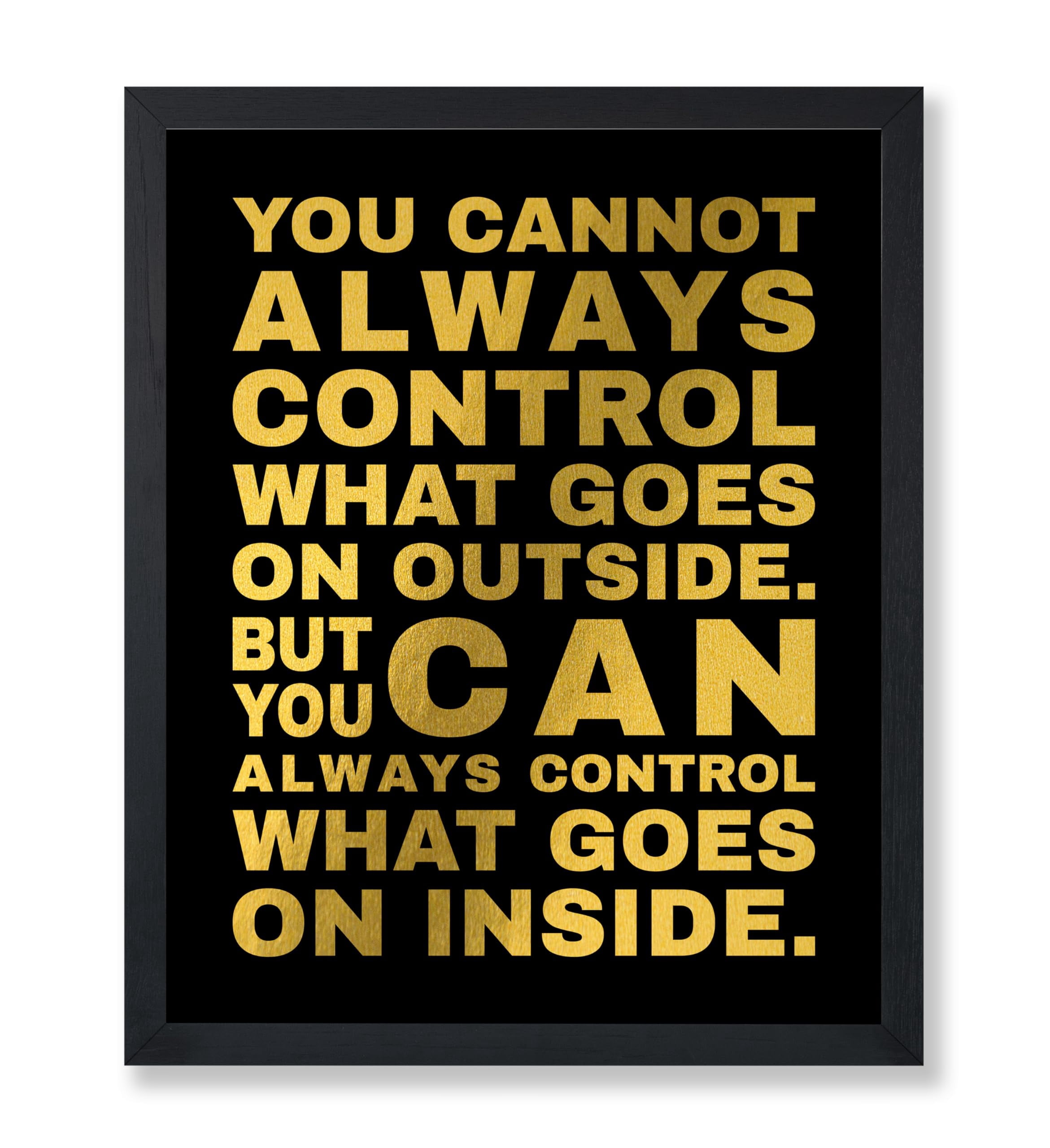 Poster Master You Can Always Control What Goes On Inside Poster - Gold ...