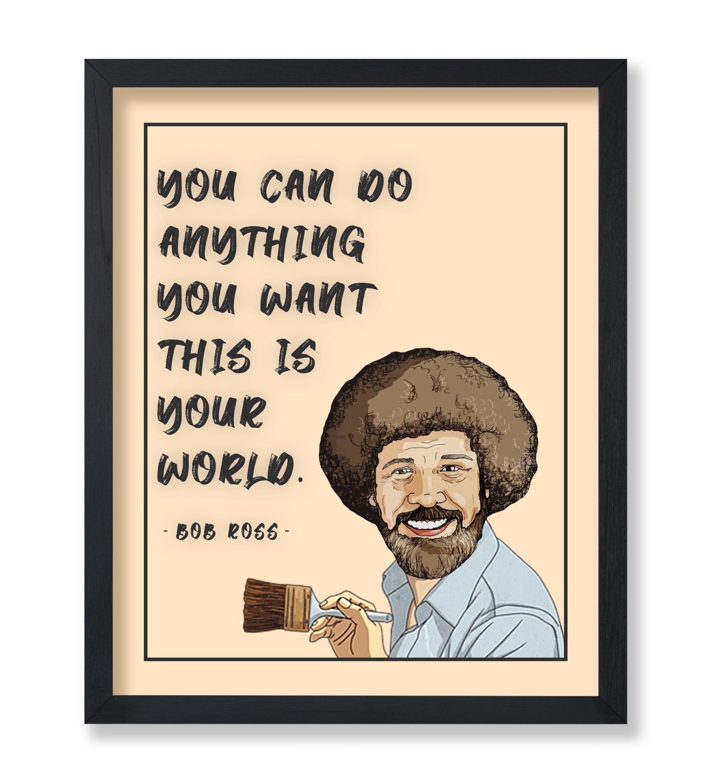 Poster Master You Can Do Anything You Want Poster - Bob Ross Print ...