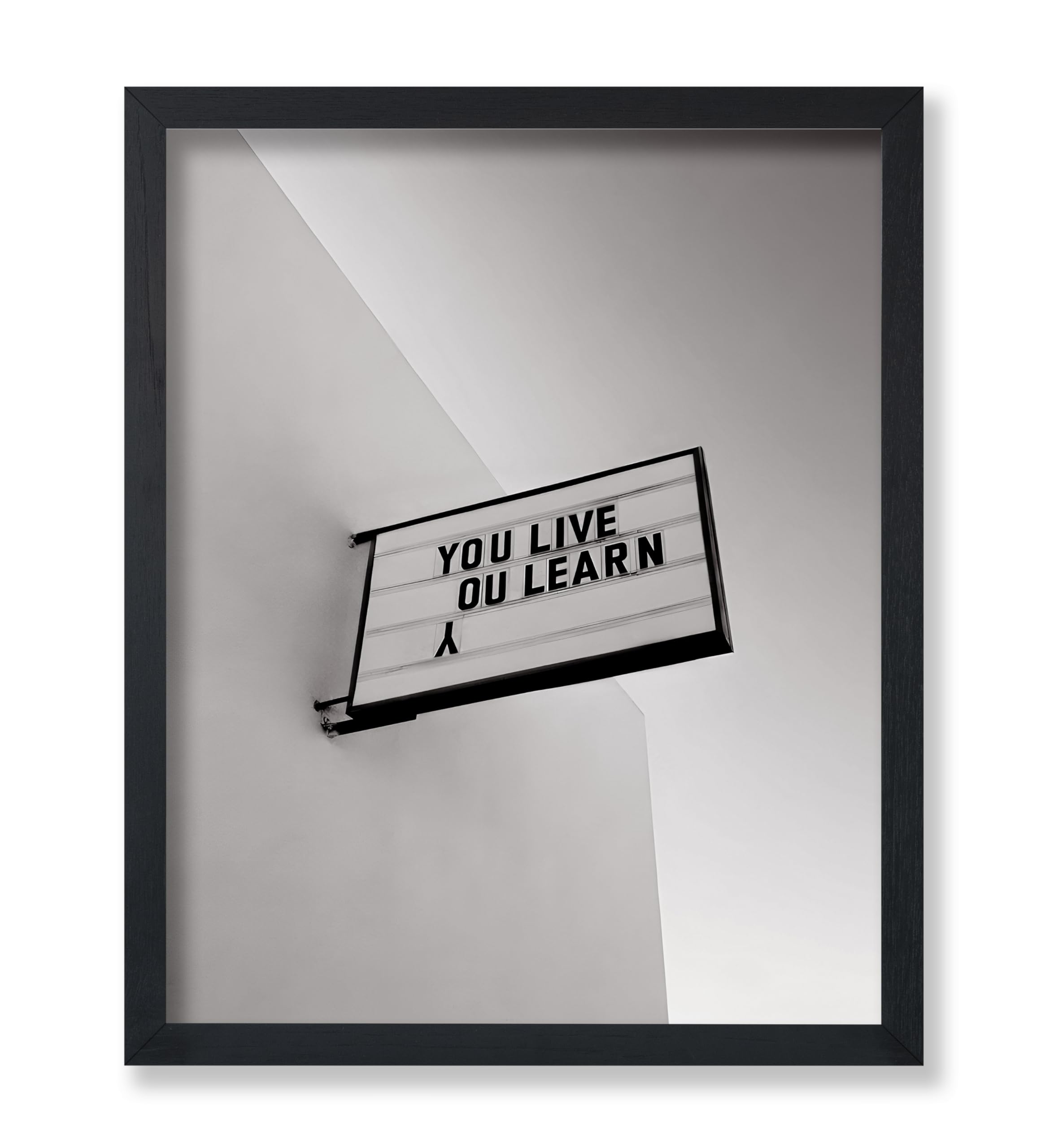 Poster Master You Live You Learn Poster - Life Lesson Print ...
