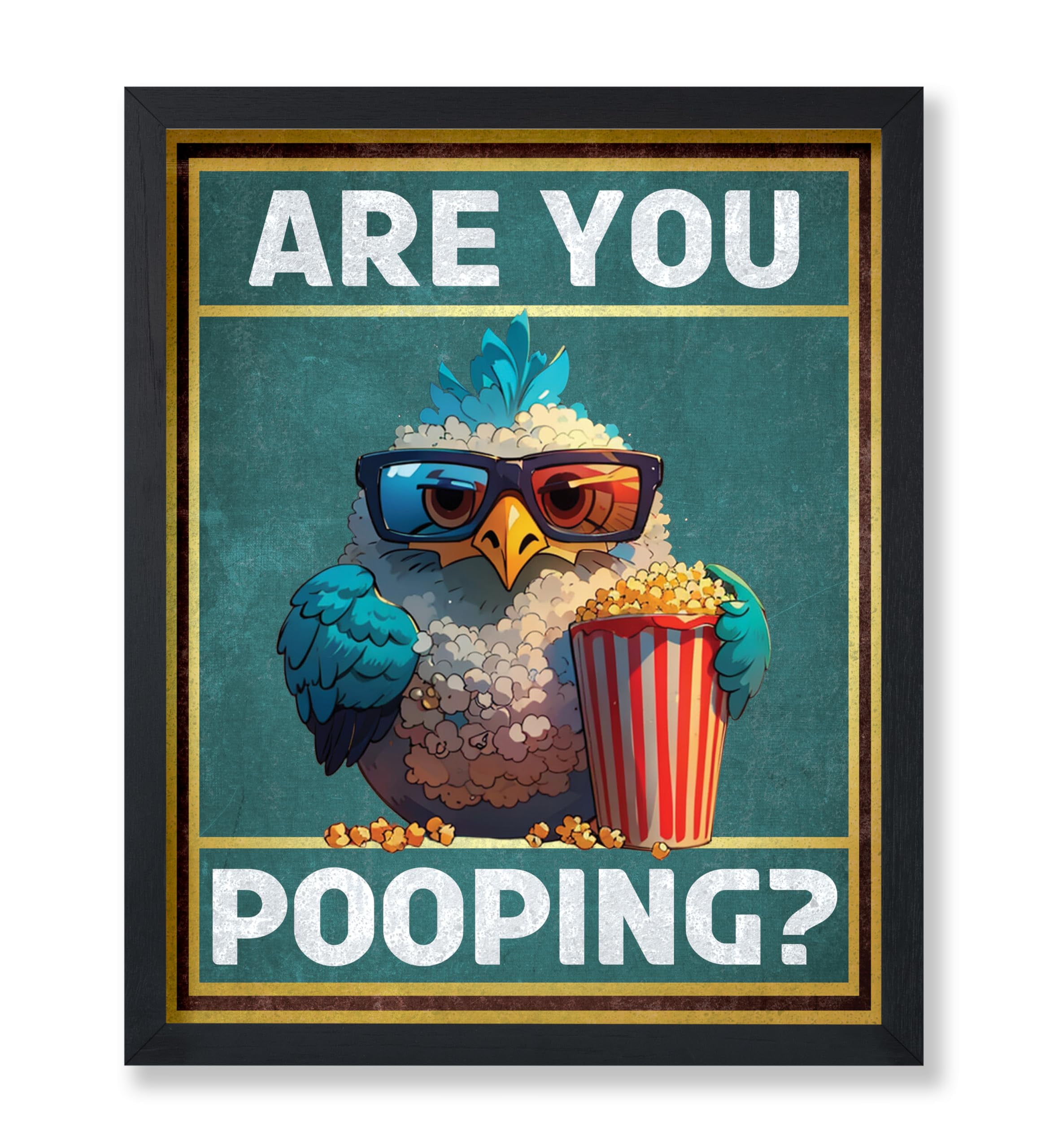 Poster Master Are You Pooping Poster - Chicken Print - Funny Little ...
