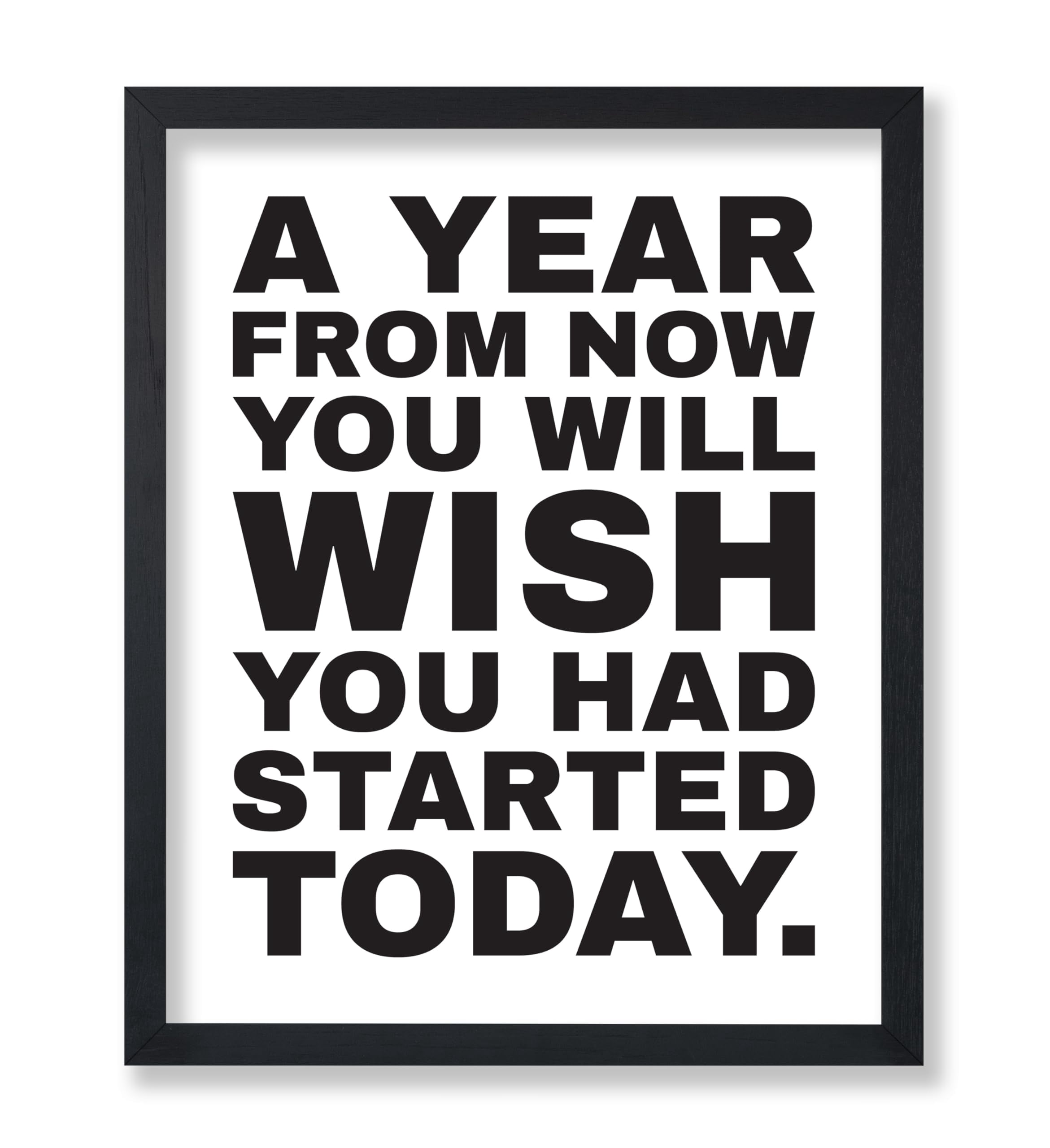 Poster Master You Will Wish You Had Started Today Poster - White ...