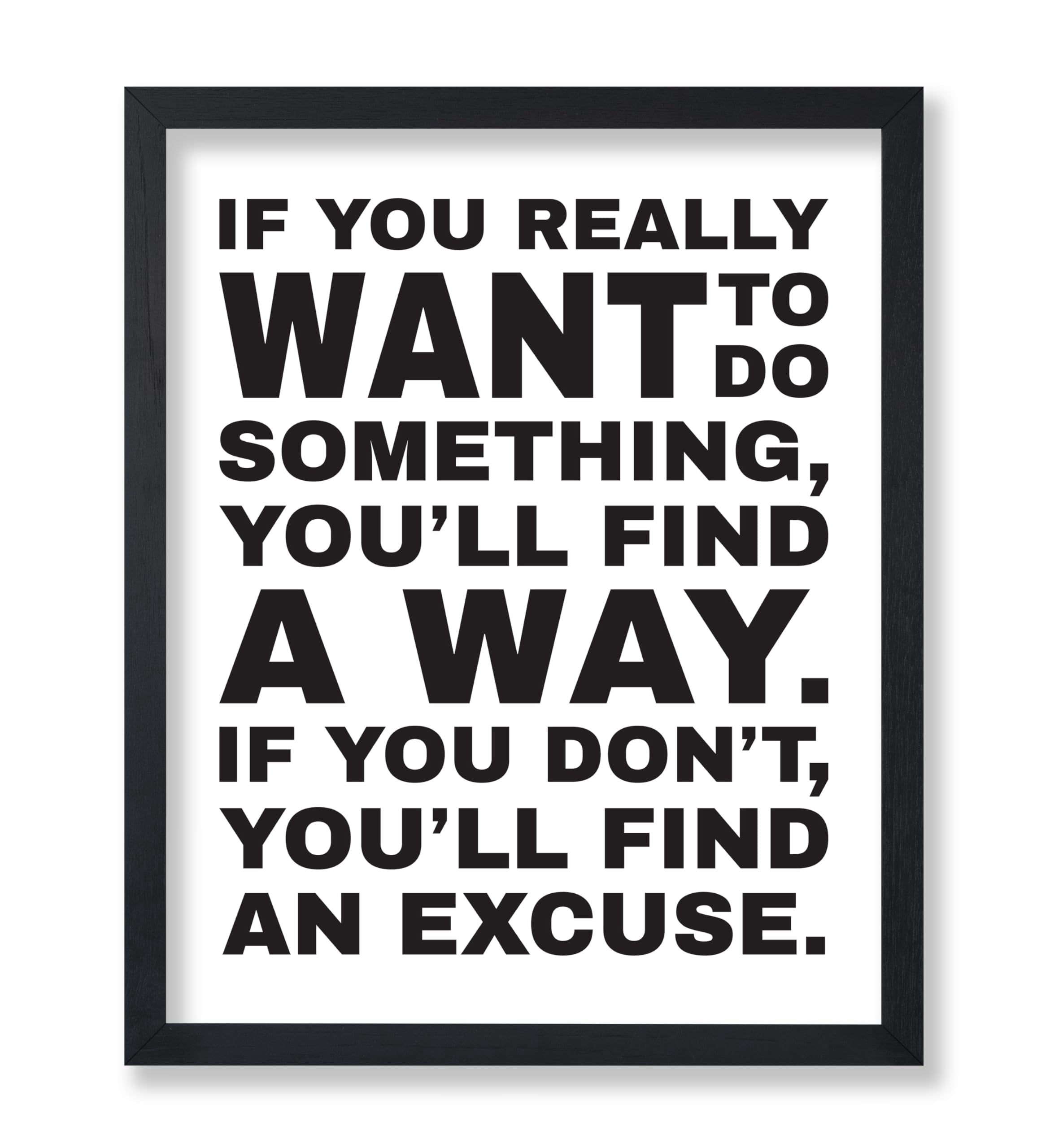 Poster Master You'll Find A Way Poster - White Motivational Print ...