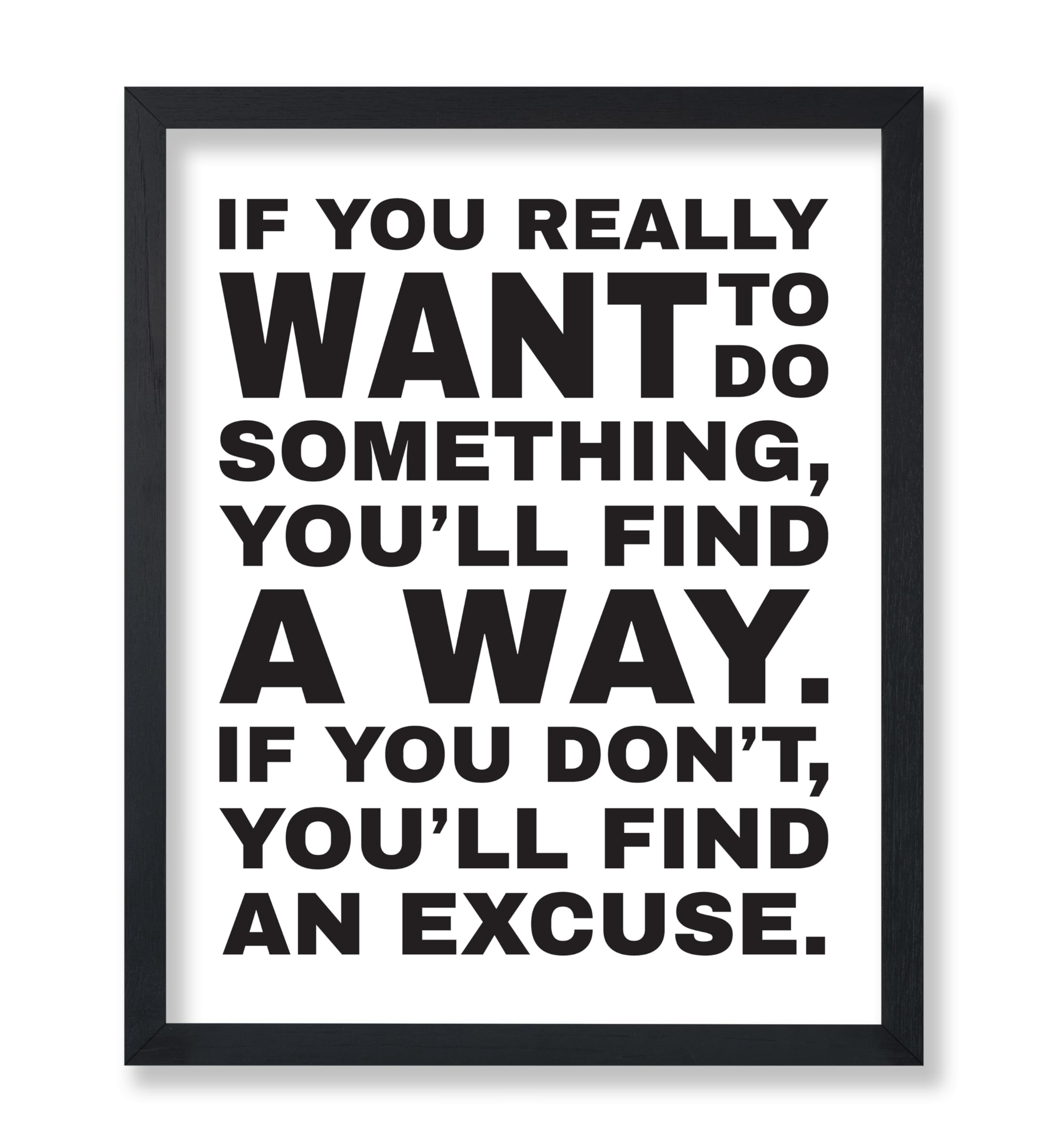 Poster Master You'll Find A Way Poster - White Motivational Print ...