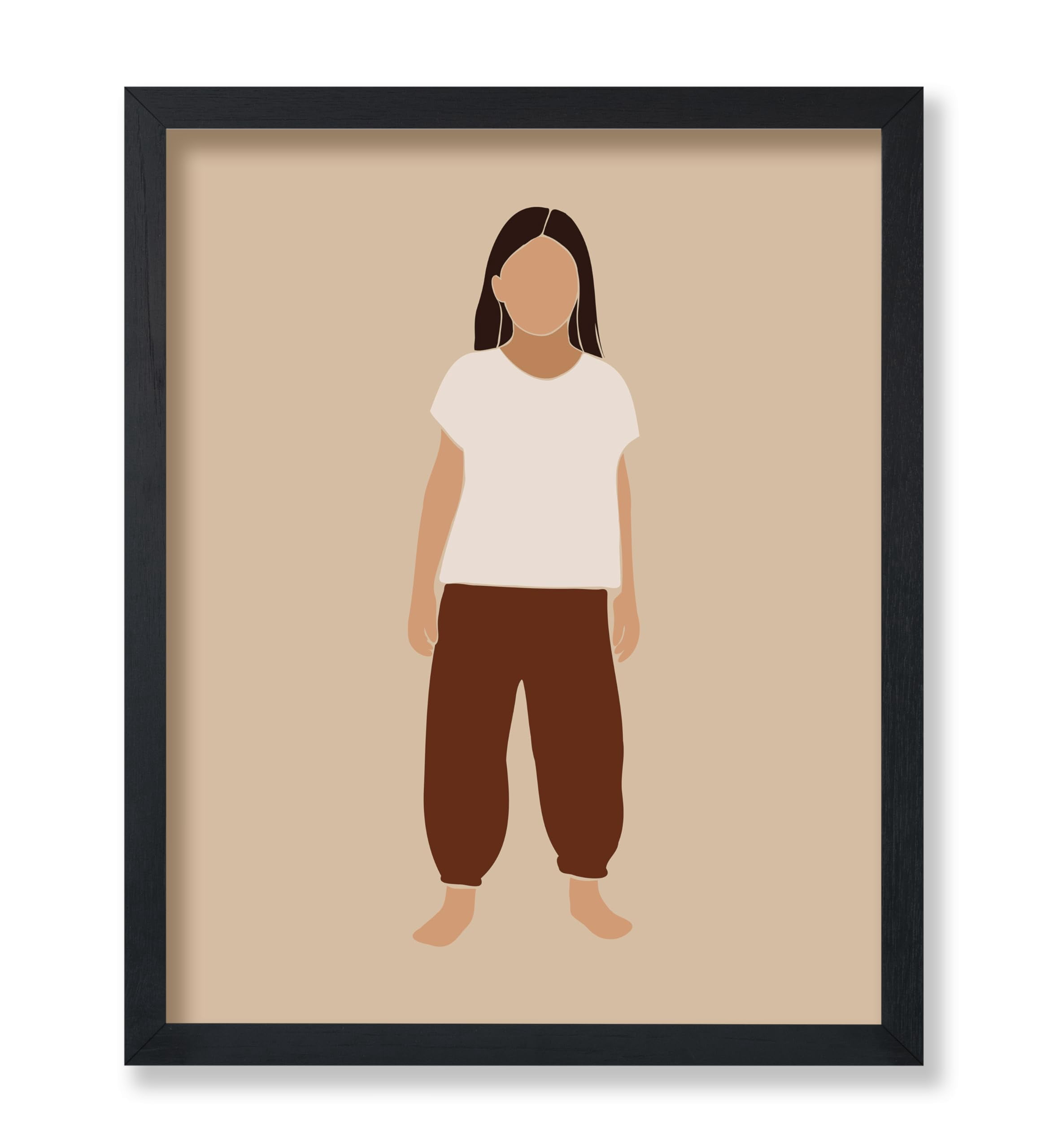 Poster Master Young Lady Poster - Retro Girl In Sweatpants Print ...