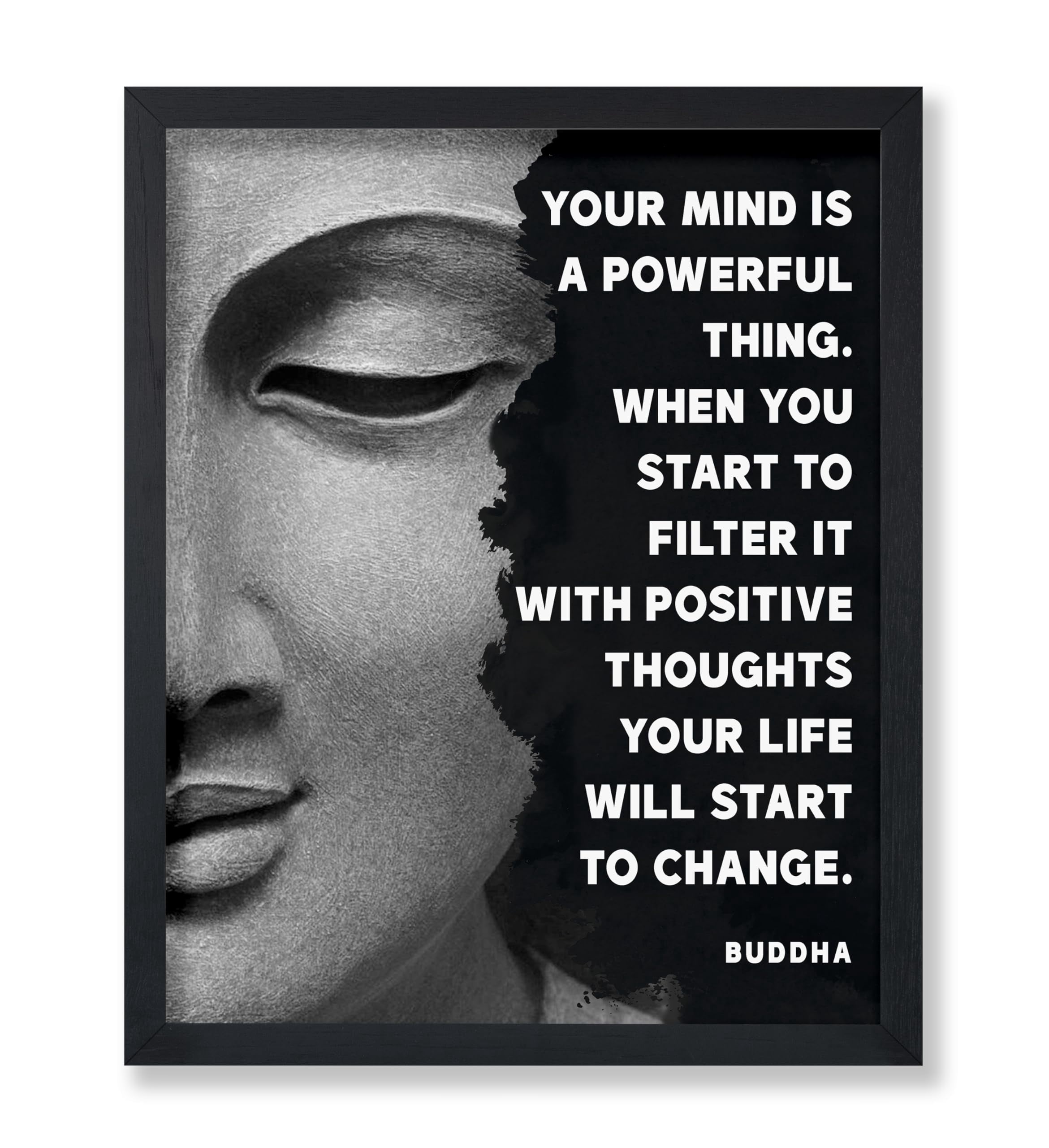 Poster Master Your Mind Is The Most Powerful Thing Poster - Buddha ...