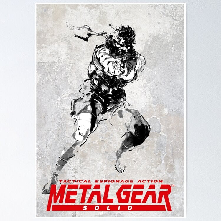 Poster Metal Gear Solid Poster No Framed, 8x12 - Walmart.com